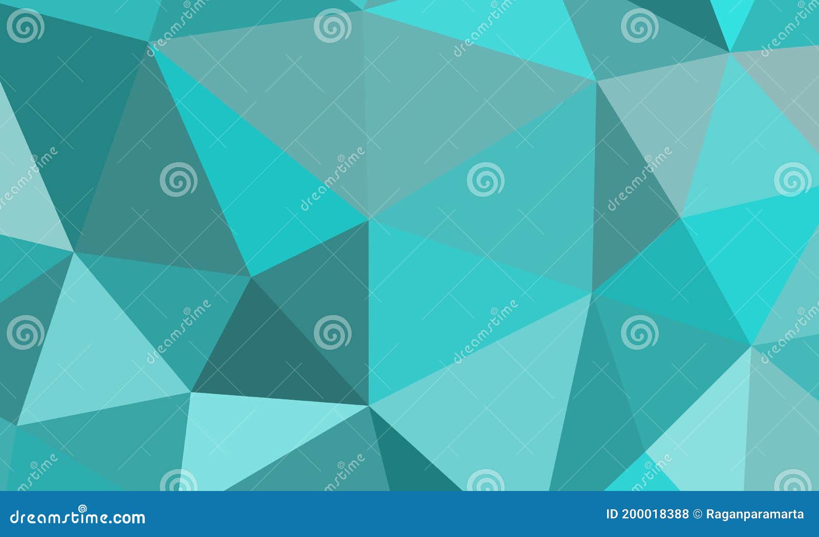 Abstract Blue Geometric Triangle Background. Stock Vector ...