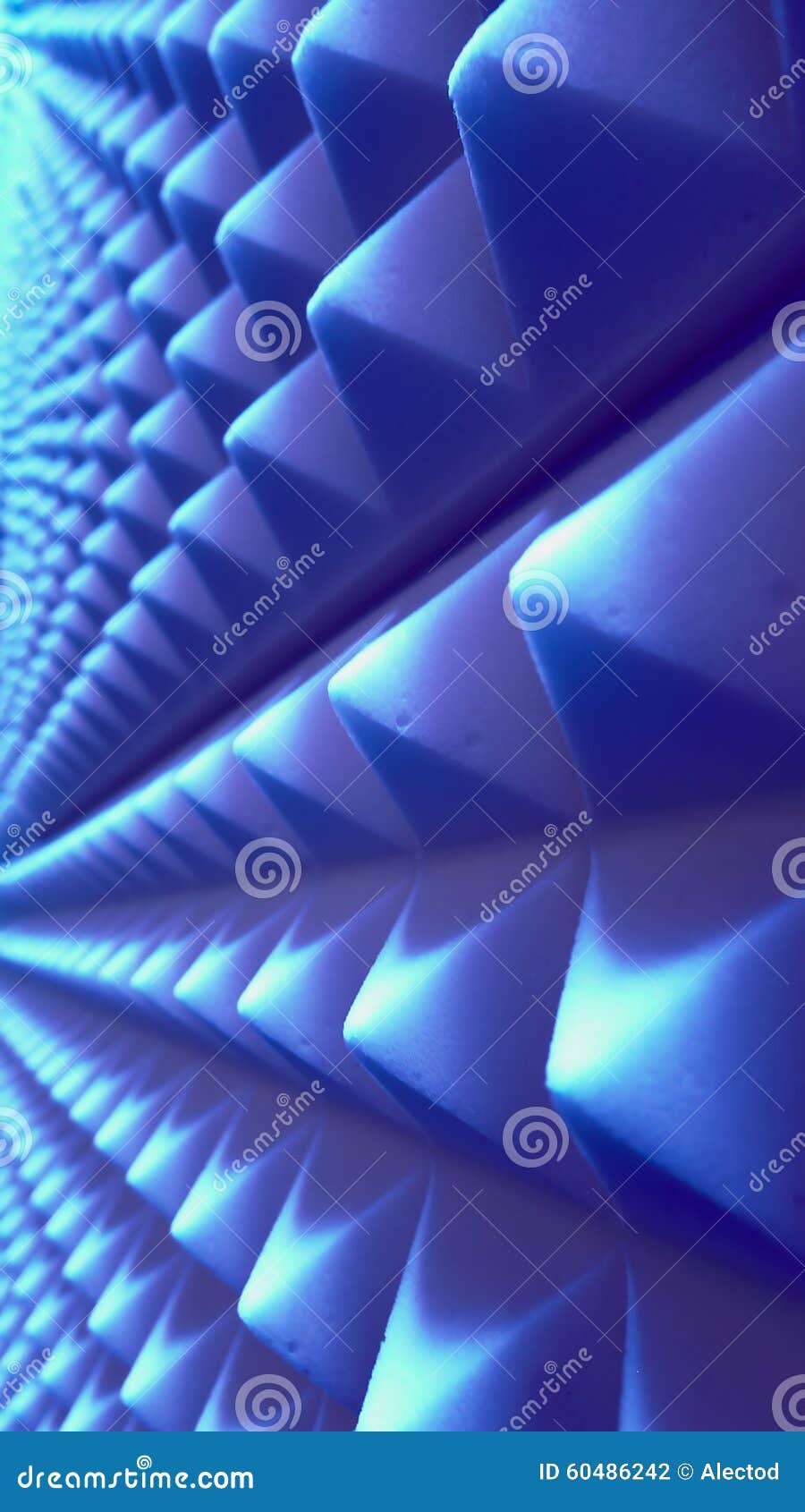Abstract Blue Geometric Wall Stock Photo - Image of diamond, background ...