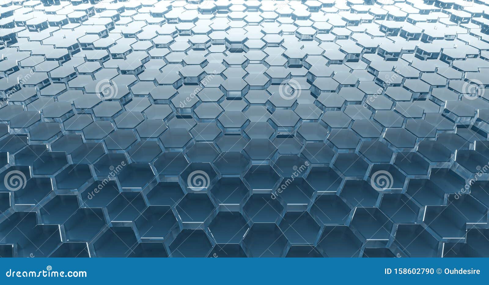 Abstract Tech Honeycomb Background. Stock Illustration - Illustration ...