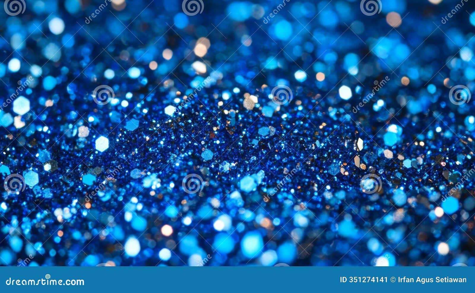 Abstract Blue Glitter Background Sparkling Texture Stock Illustration ...