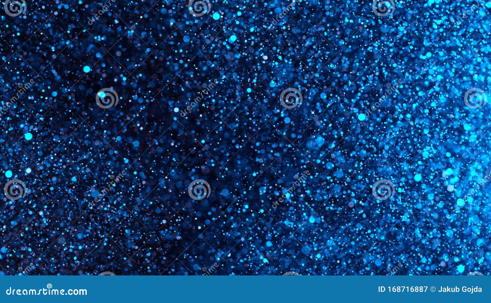 Abstract Blue Glittering Background Stock Image - Image of science ...