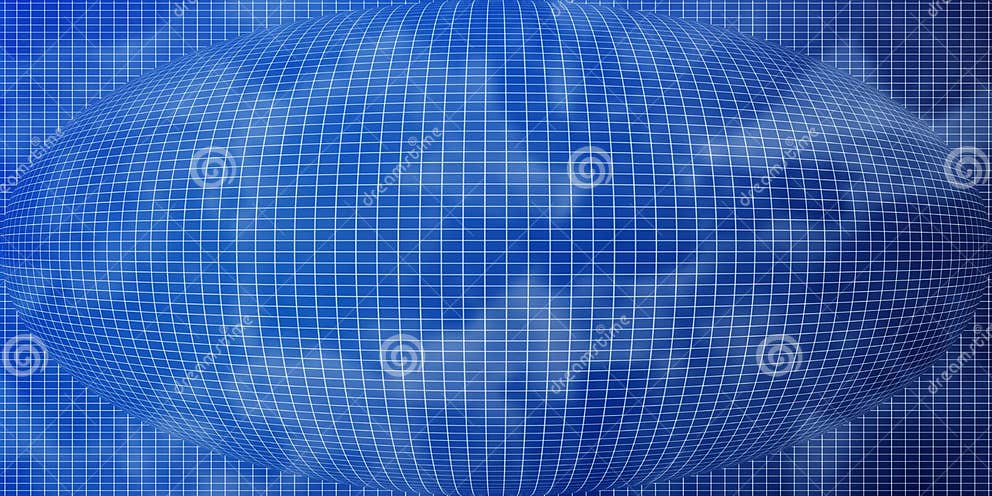 Abstract Blue Globe with Grid Line and Cloud Stock Photo - Image of ...