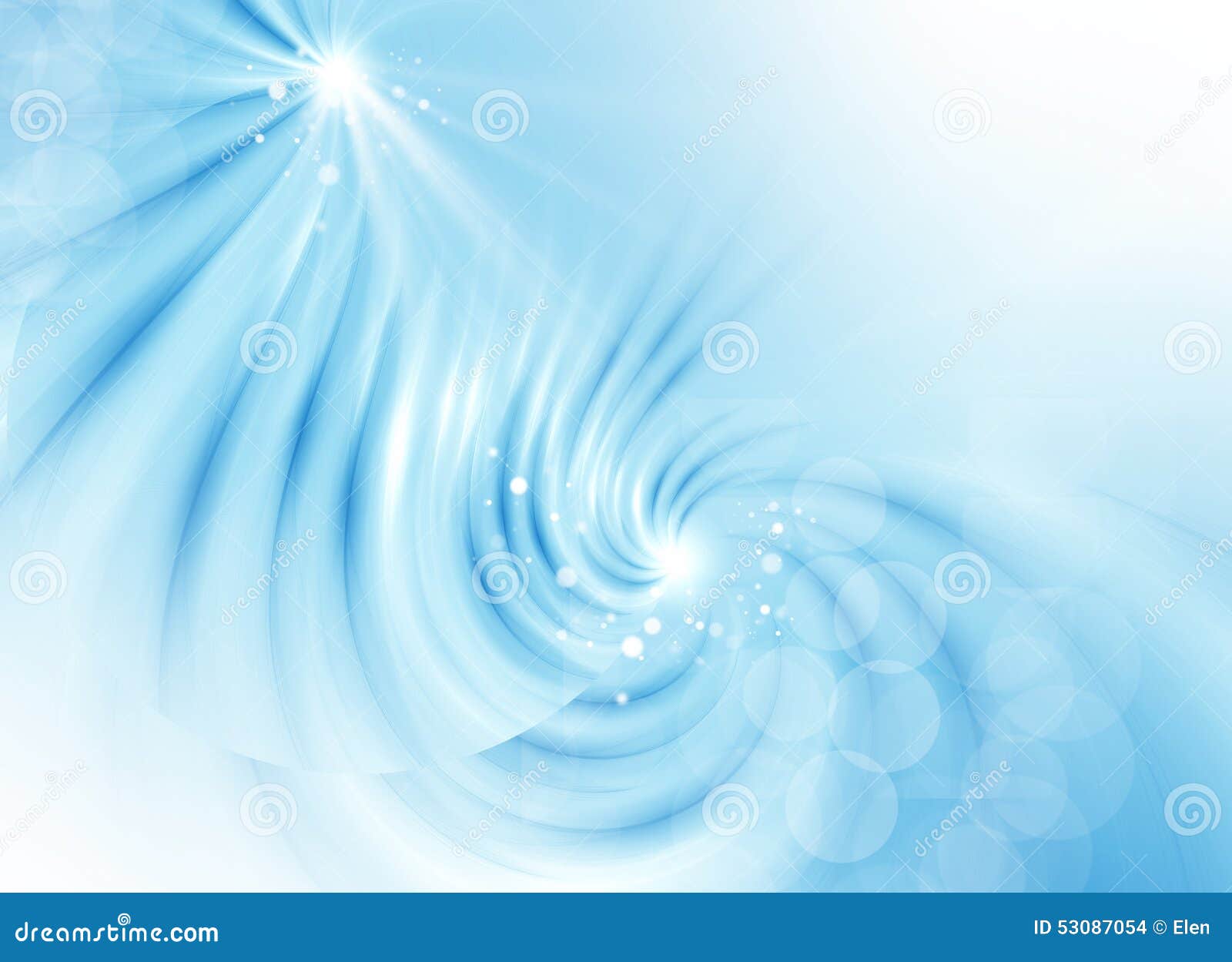 Abstract Blue Glow Background for Design Stock Illustration ...