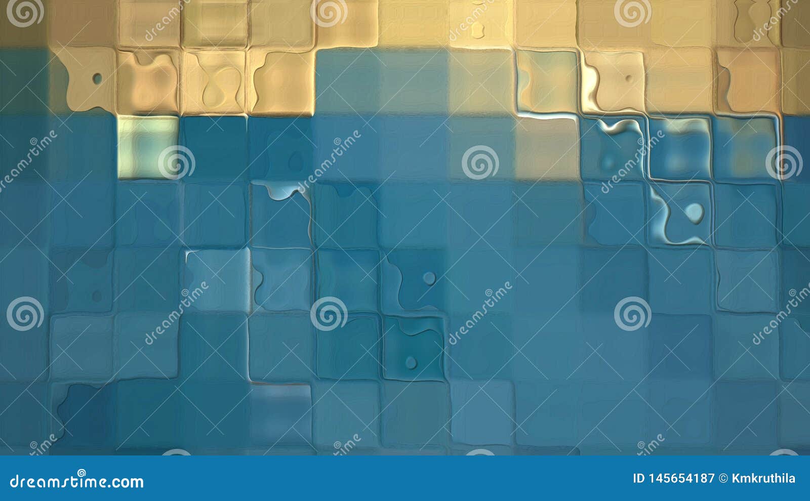 Abstract Blue and Gold Graphic Beautiful Elegant Illustration Graphic ...