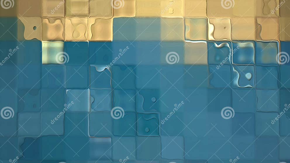 Abstract Blue and Gold Graphic Beautiful Elegant Illustration Graphic ...