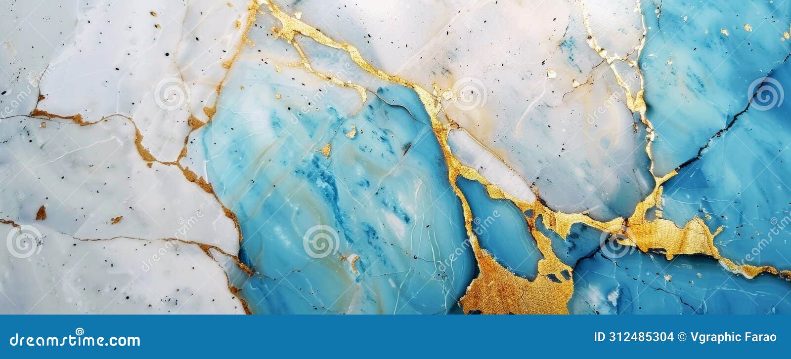 Abstract Blue and Gold Marble Texture Stock Photo - Image of colorful ...