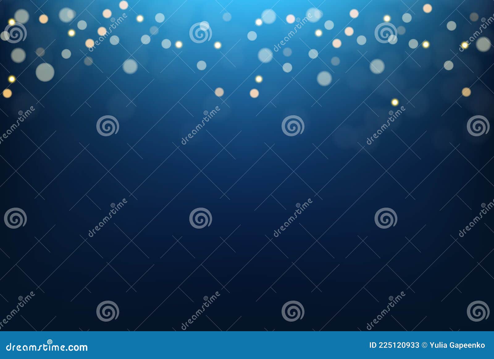 Abstract Blue Gradient Background with Glossy Light. Vector ...