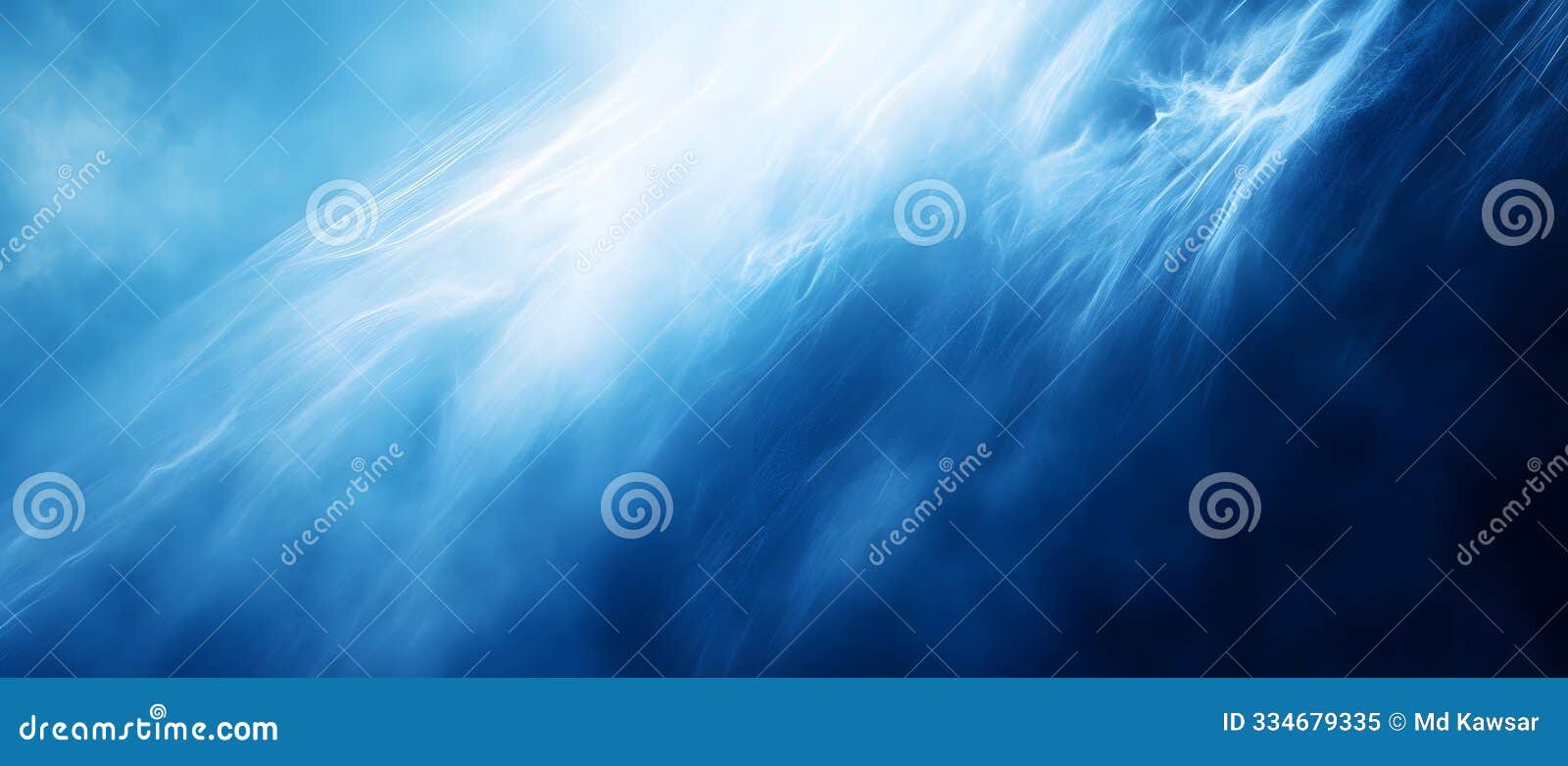 Abstract Blue Gradient Background with Light Rays Stock Illustration ...