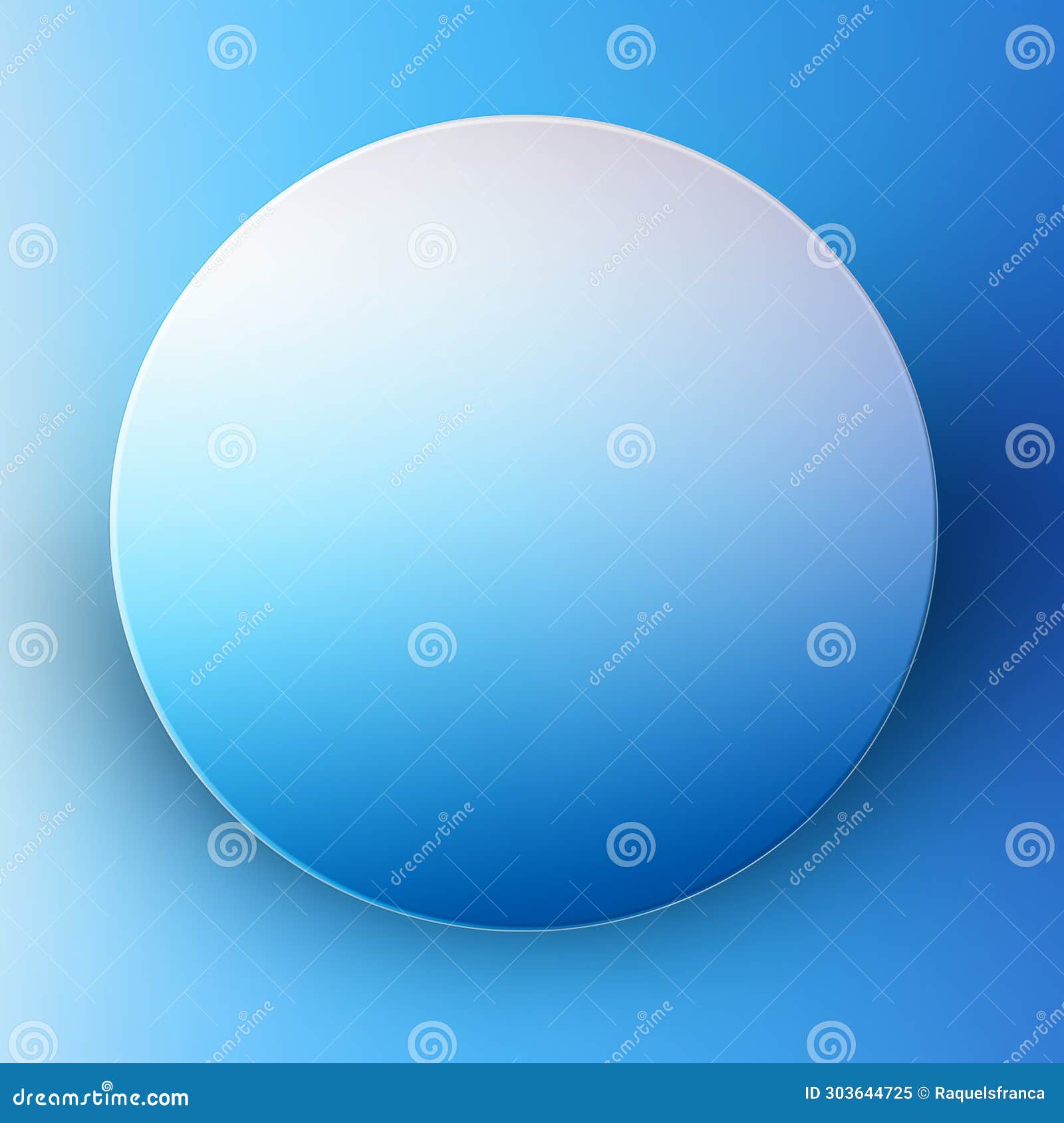 Abstract Blue Gradient Circle on a Smooth Background Stock Illustration ...
