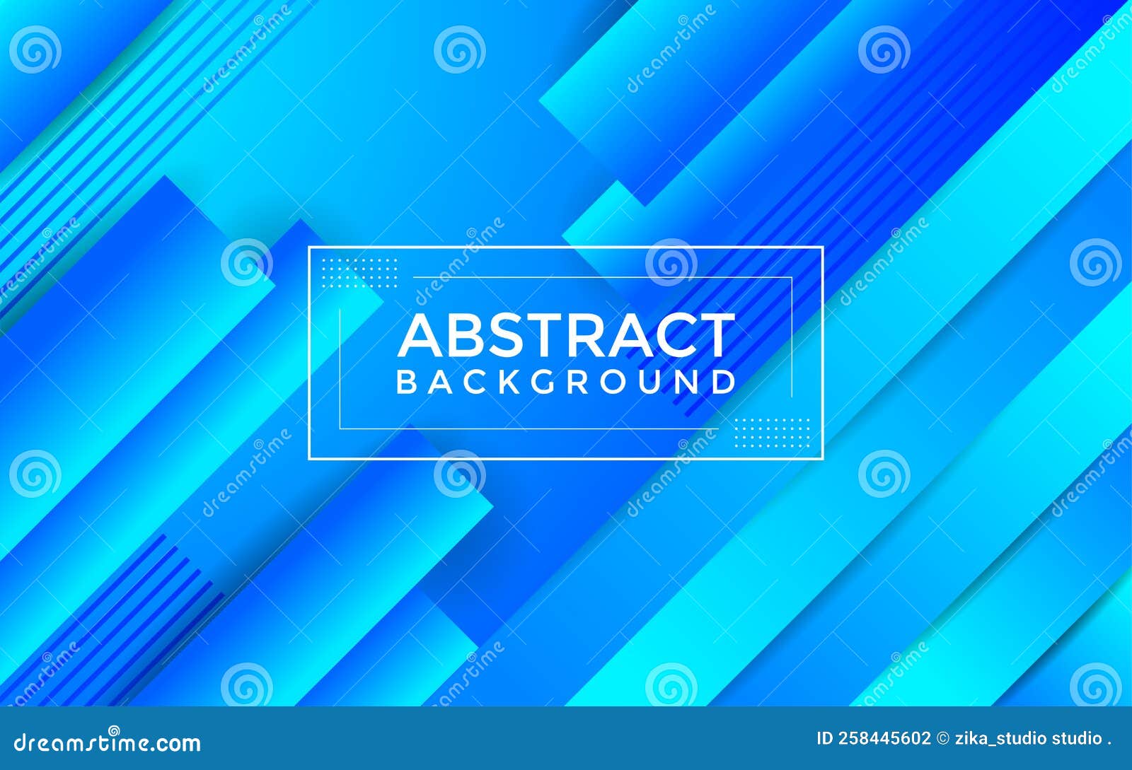 Abstract Blue Gradient Geometric Shape Background Stock Illustration ...
