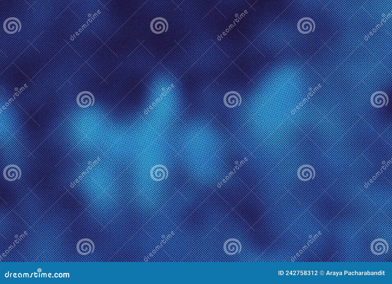 Abstract Blue Gradient Halftone Pattern Background Stock Illustration ...