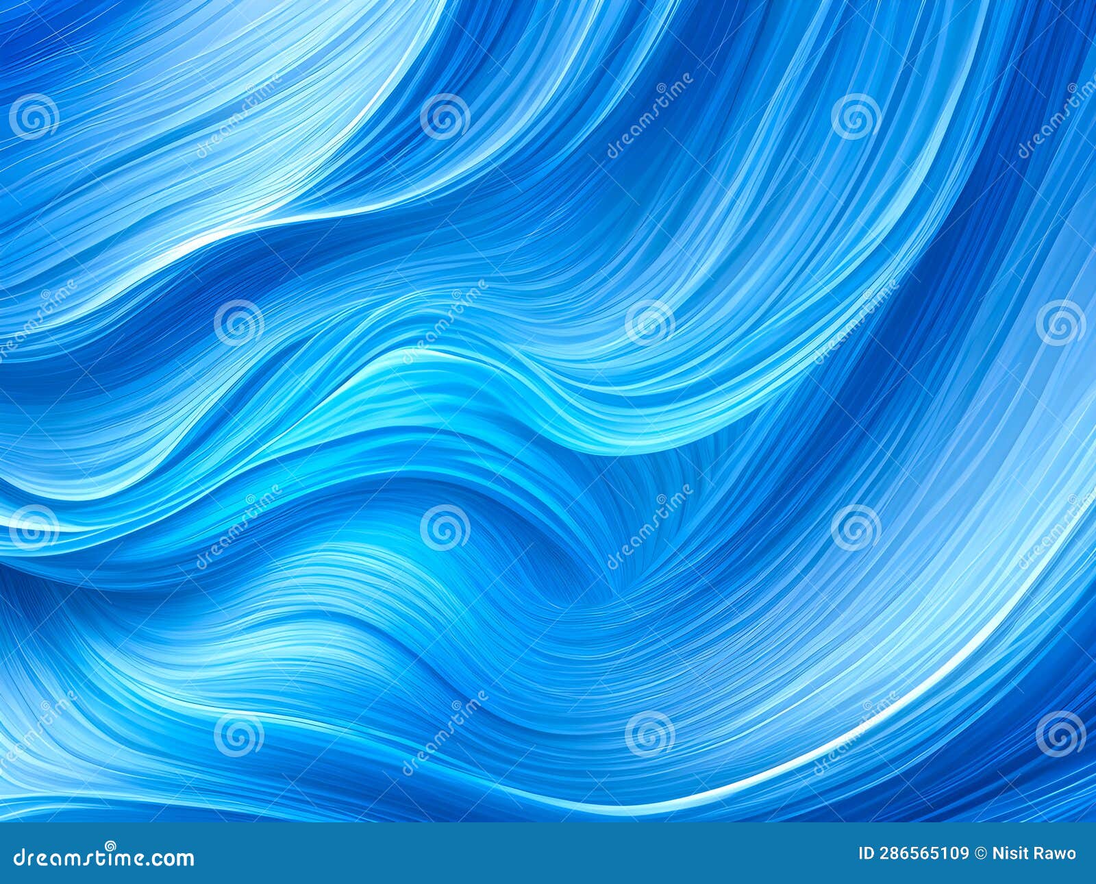 Abstract Blue Gradient Soft Wave Background with Soft Sunlight Stock ...