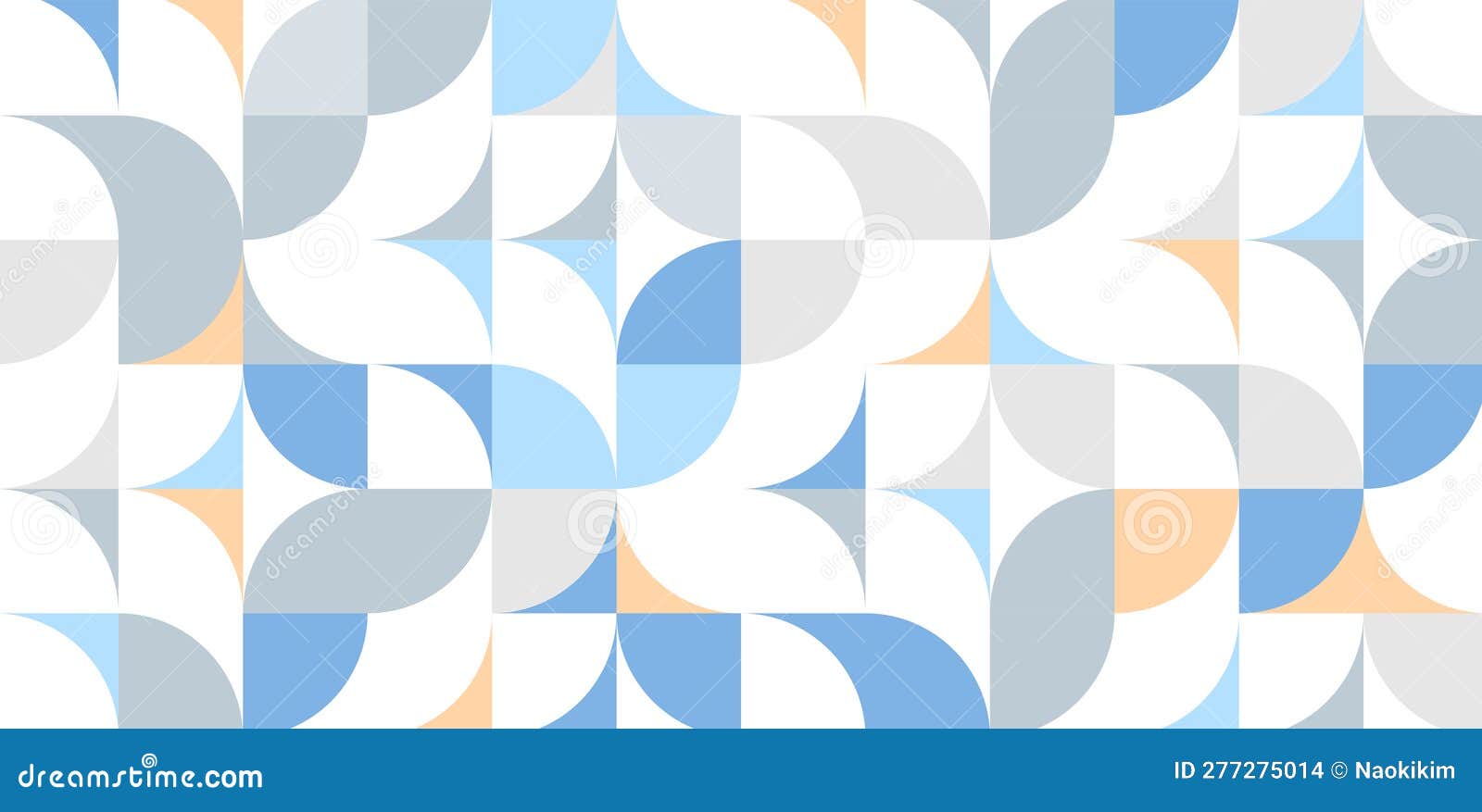 Abstract Blue Gray Round, Geometric Background, Retro Styled Pattern, Traditional Concept Stock ...