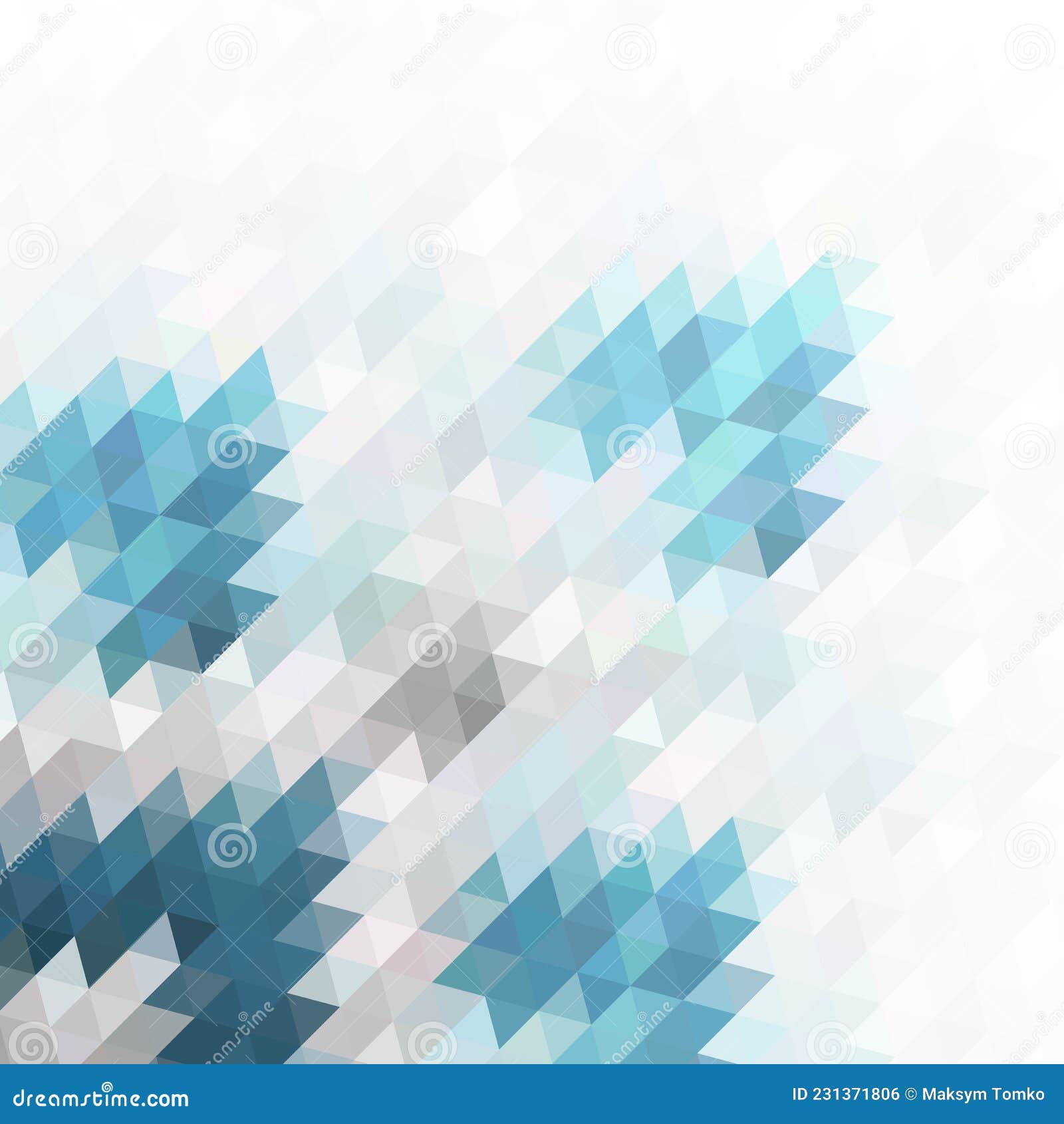 Abstract Blue and Gray Triangle Background, Vector Illustration. Eps 10 ...