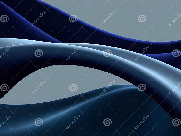 Abstract Blue and Gray Wave Patterns Stock Illustration - Illustration ...