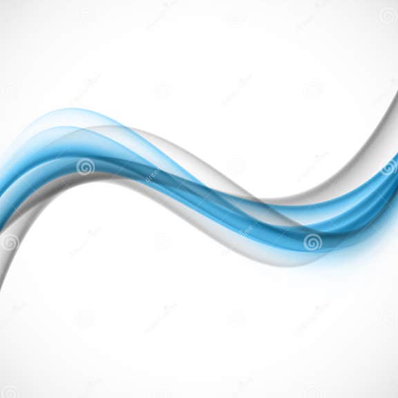 Abstract blue gray wave stock vector. Illustration of effect - 55136604