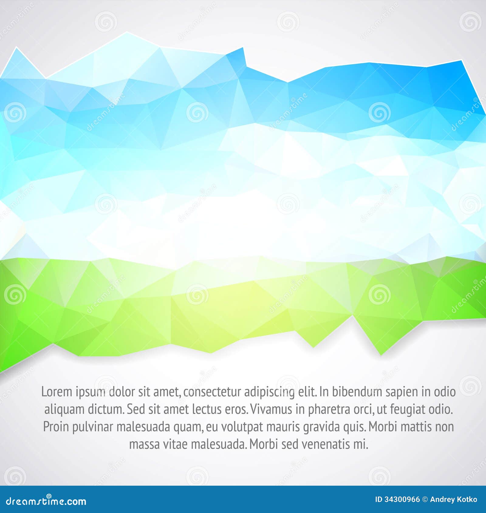 Abstract Blue and Green Background. Stock Vector - Illustration of ...