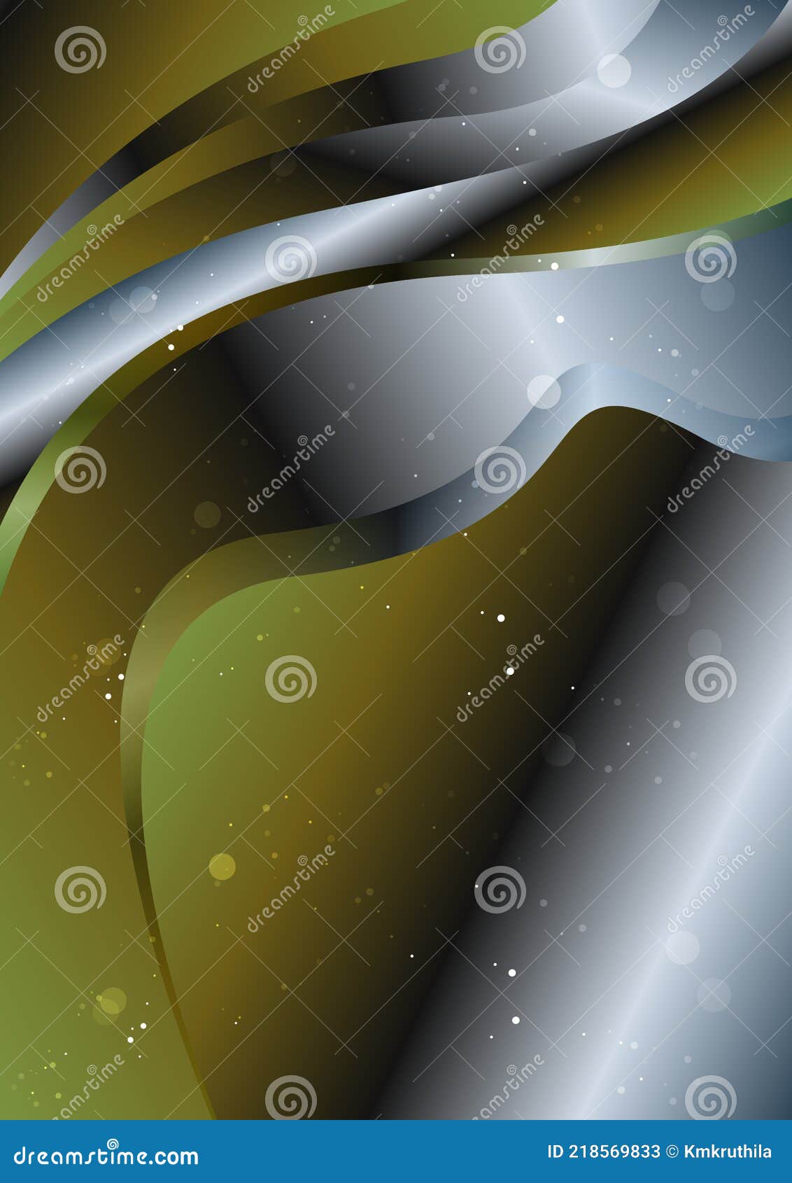 Abstract Blue Green and Grey Gradient Wave Background Vector Stock ...