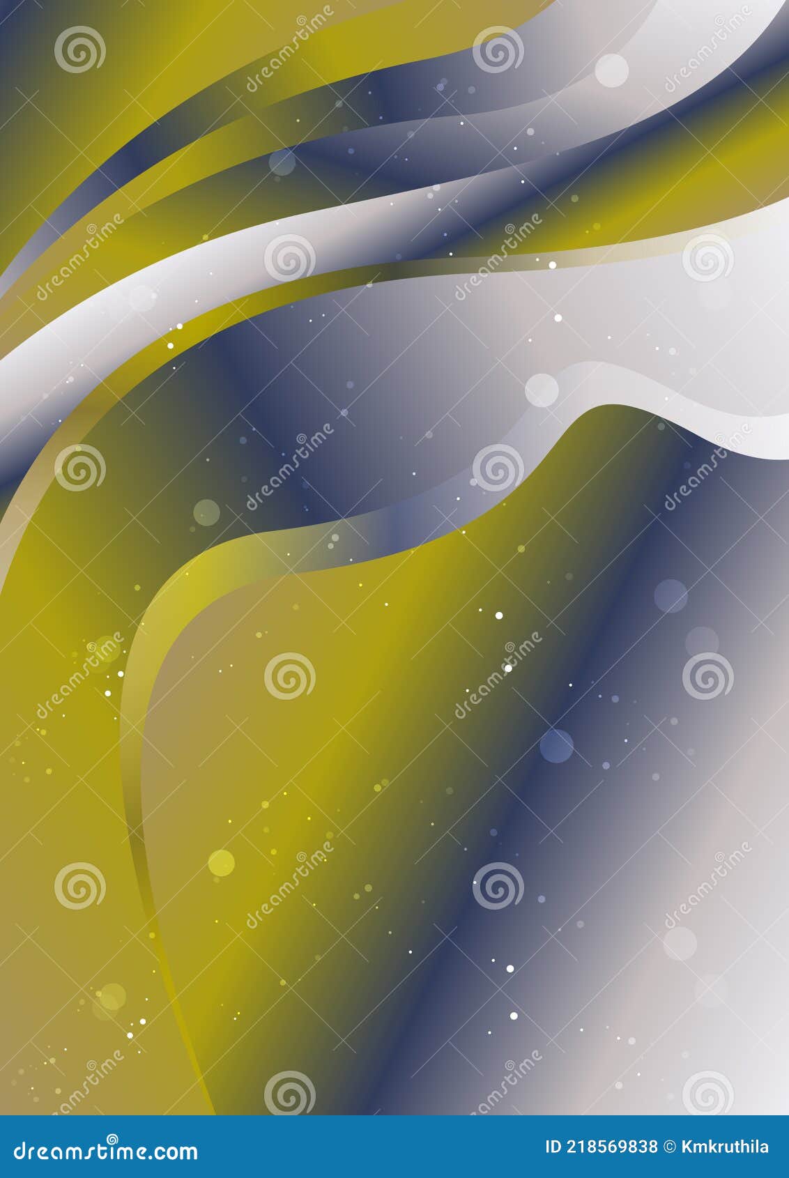 Abstract Blue Green and Grey Gradient Wavy Background Vector Art Stock ...