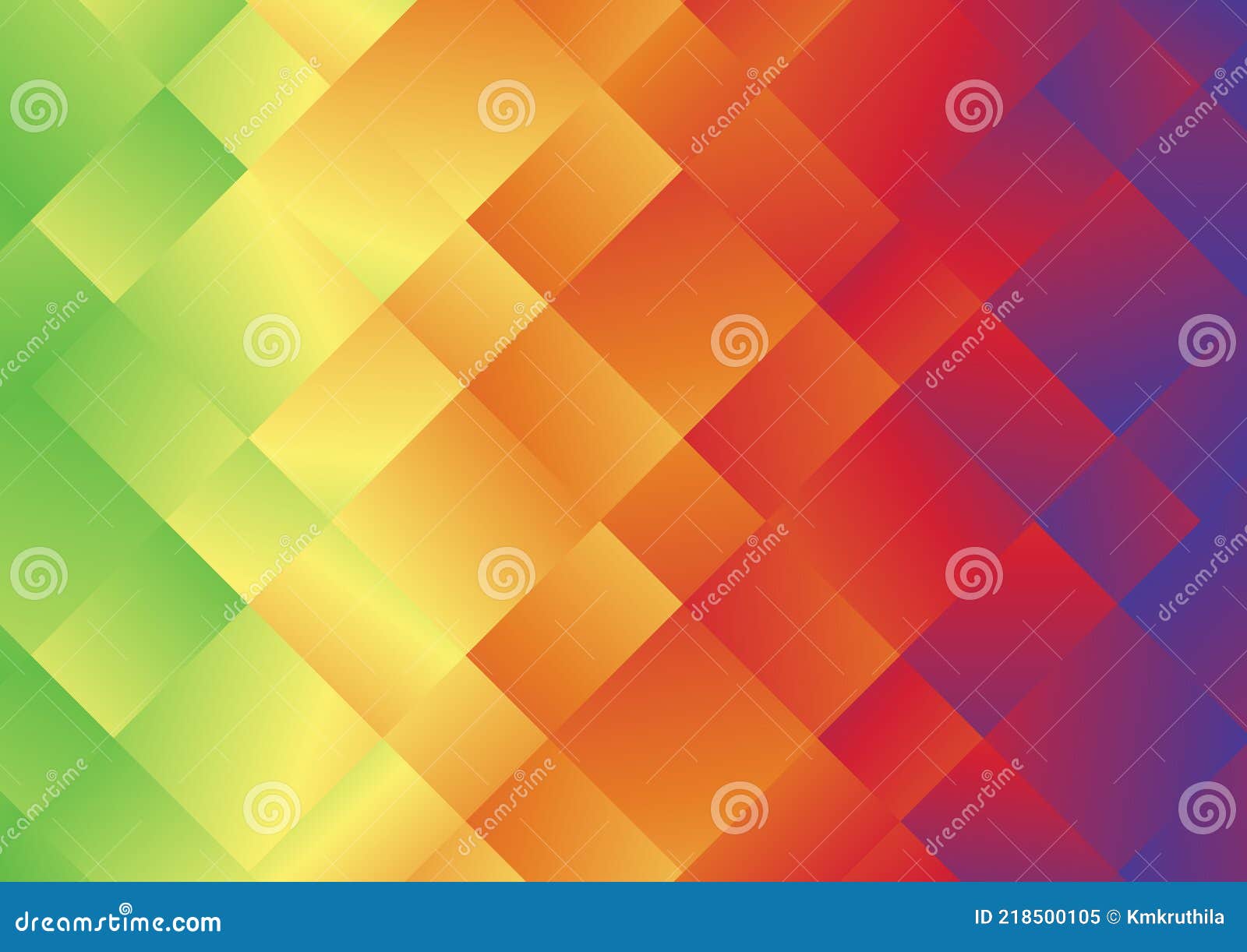 Abstract Blue Green and Orange Gradient Triangle Pattern Background ...