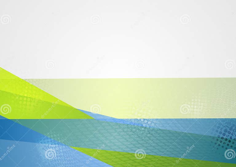 Abstract Blue Green Tech Background Stock Vector - Illustration of ...
