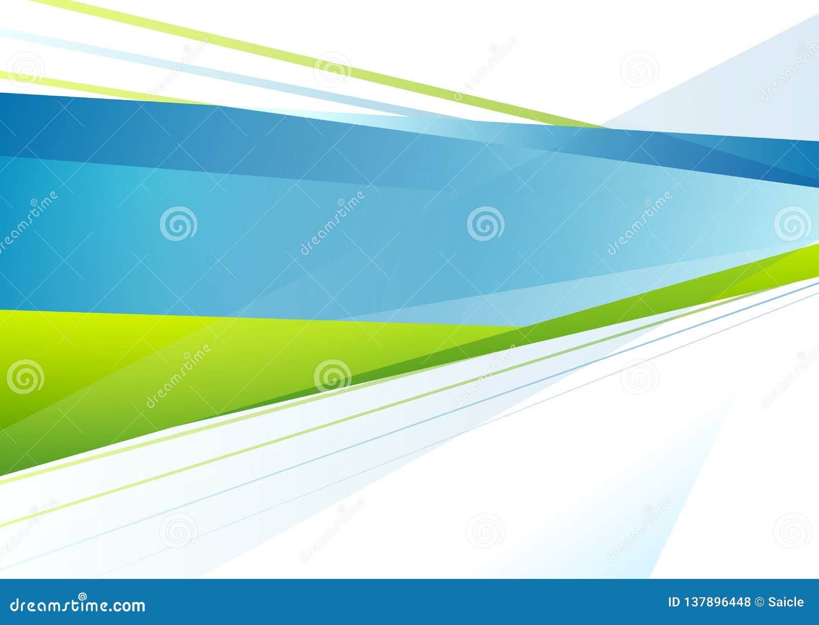 Abstract Blue and Green Tech Stripes Background Stock Vector ...