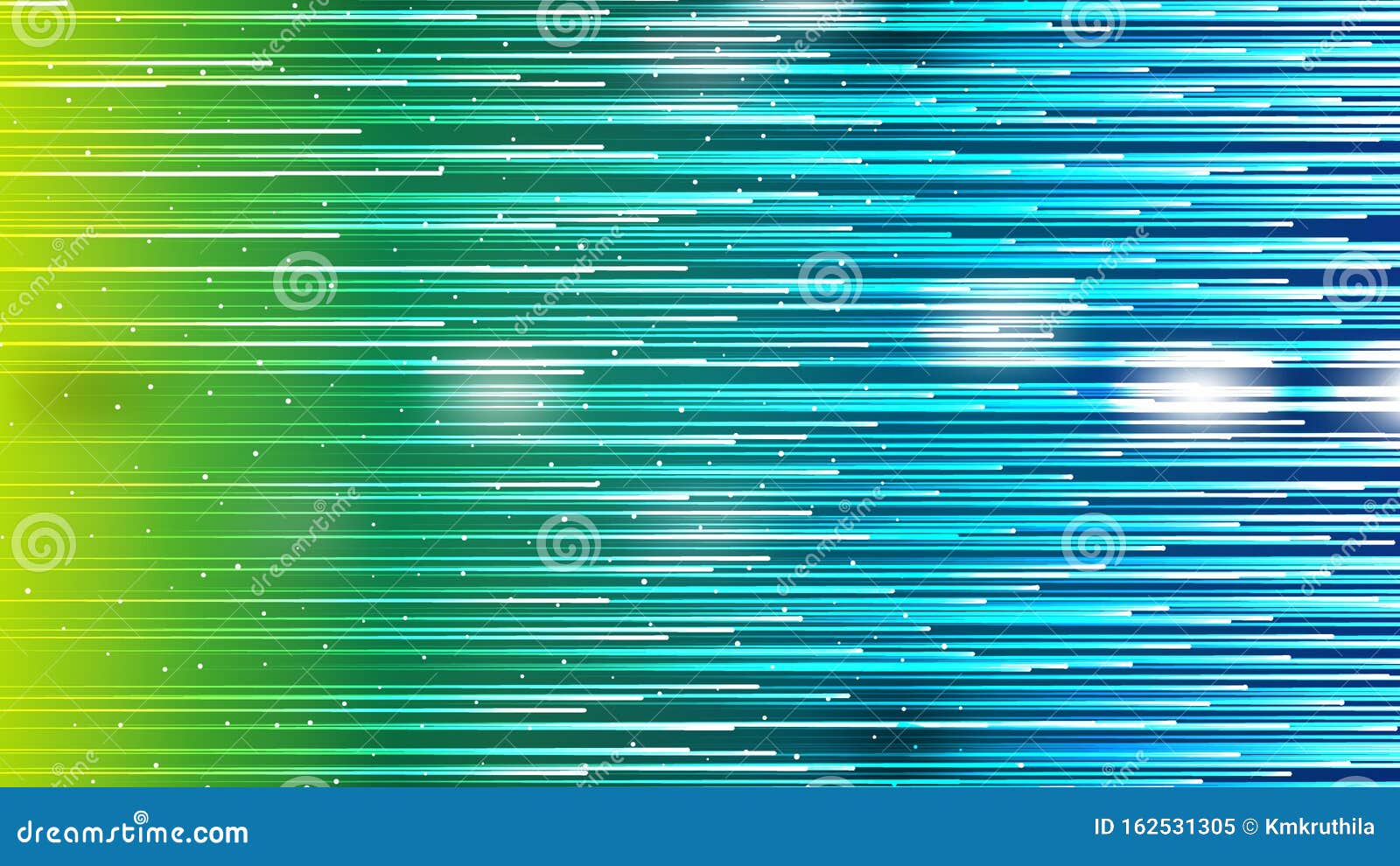 Abstract Blue Green and Yellow Horizontal Lines Background Stock Vector ...