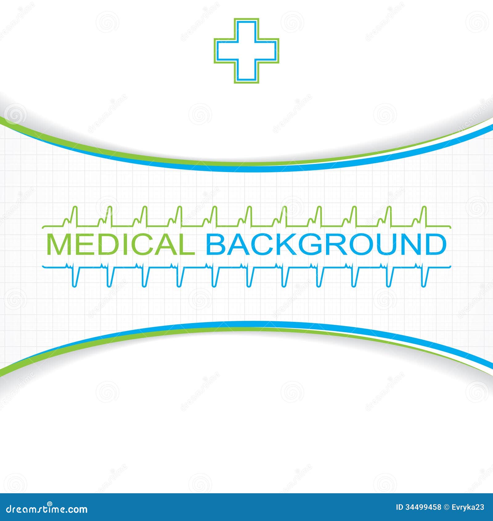 Abstract blue grid medical stock vector. Illustration of healthcare ...