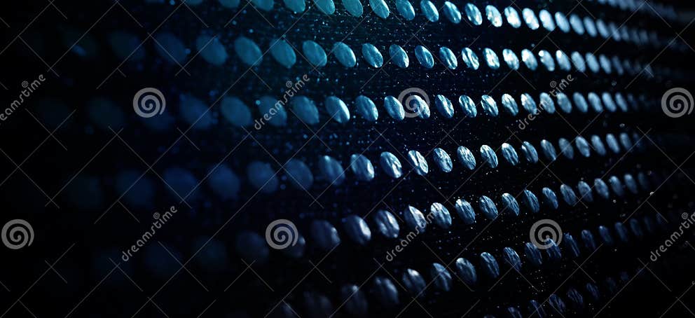 Abstract Blue Grid Polka Dot Background Stock Image - Image of graphic ...