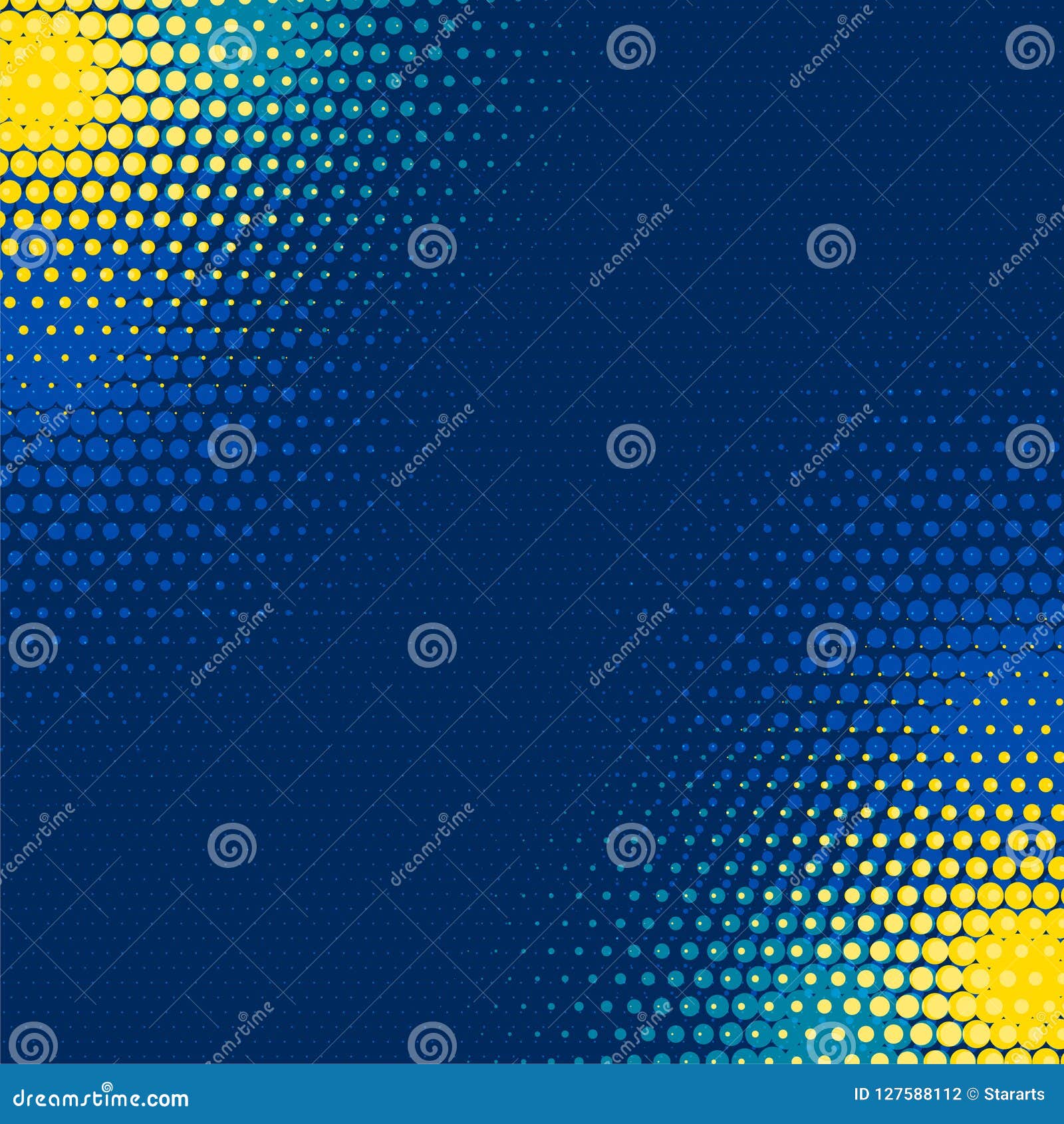 Abstract Blue Halftone Dots Background Stock Vector - Illustration of ...