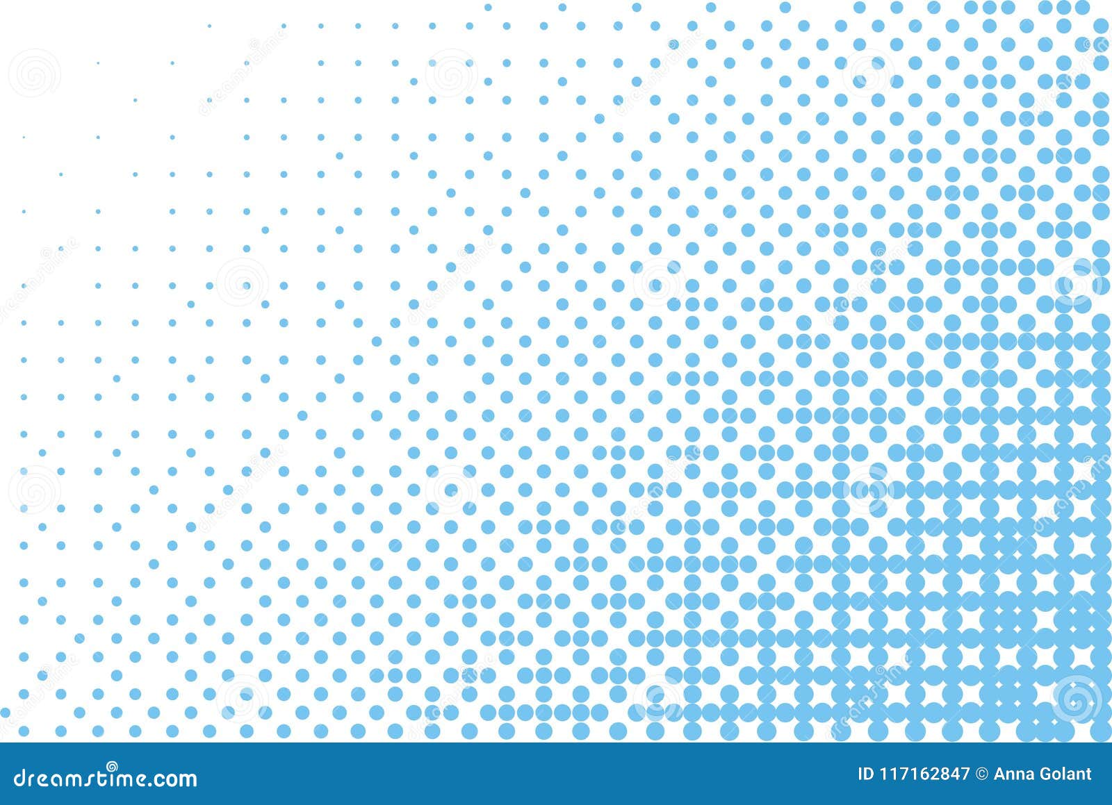 Abstract Blue Halftone Pattern. Futuristic Panel. Grunge Dotted ...