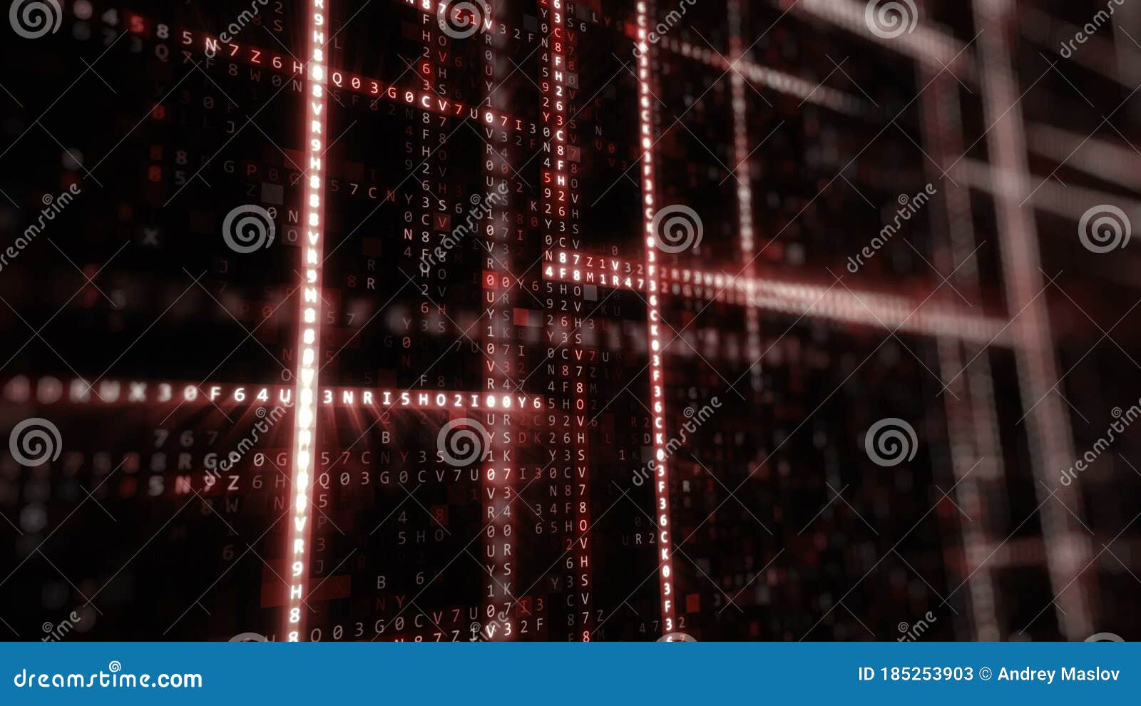 Abstract Blue Hex Background Technology Stock Video - Video of blue, futuristic: 185253903
