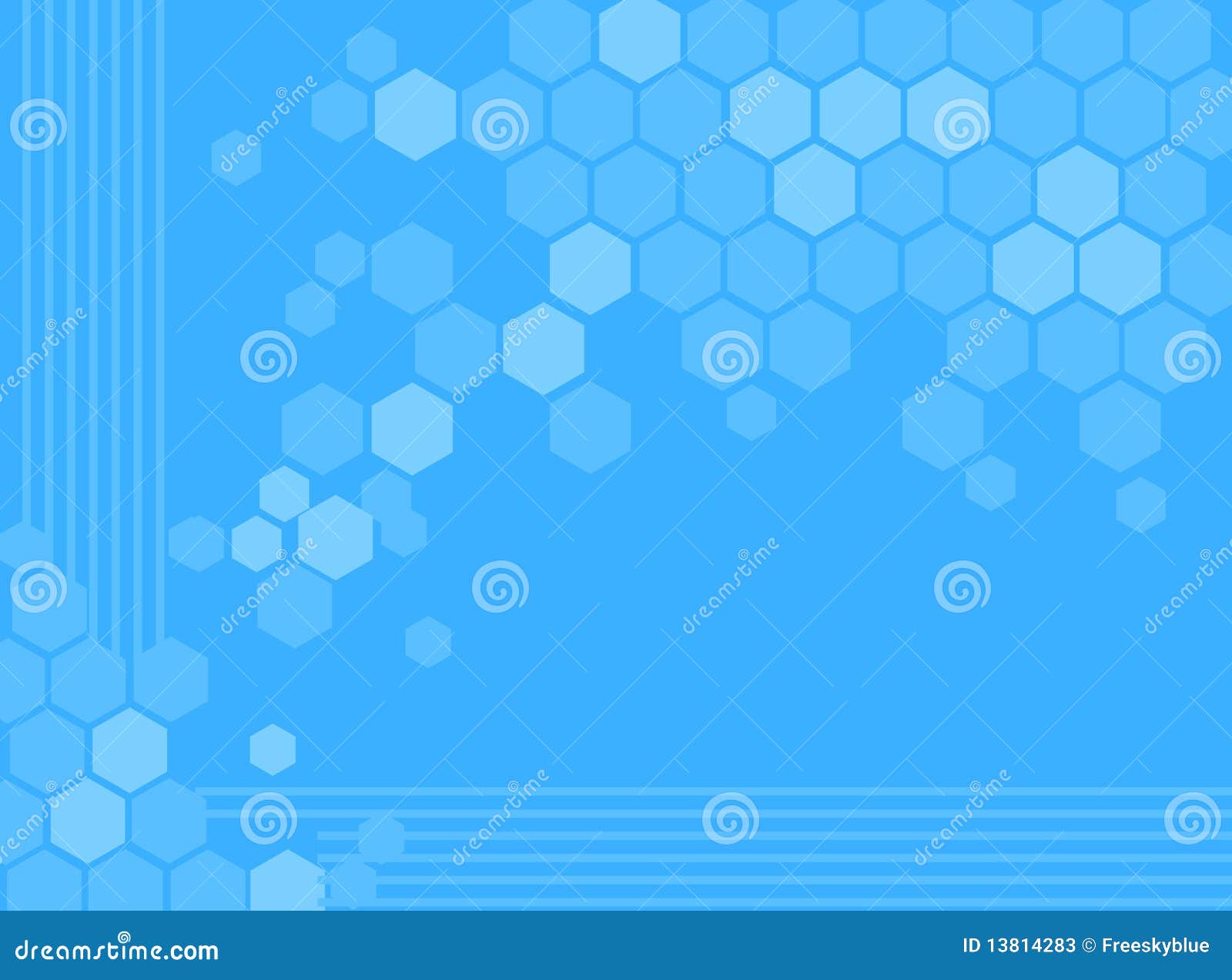 Blue Hexagon Penang Island Map Vector Illustration | CartoonDealer.com ...
