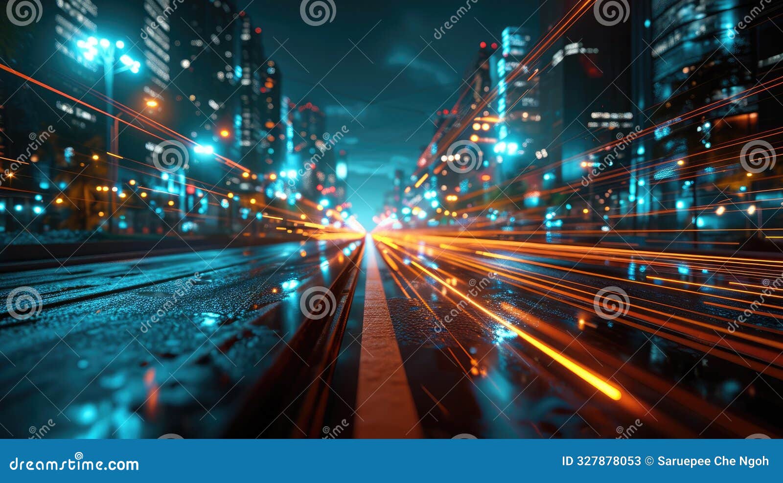 Abstract Blue High Speed Line Abstract Technology Background Digital ...