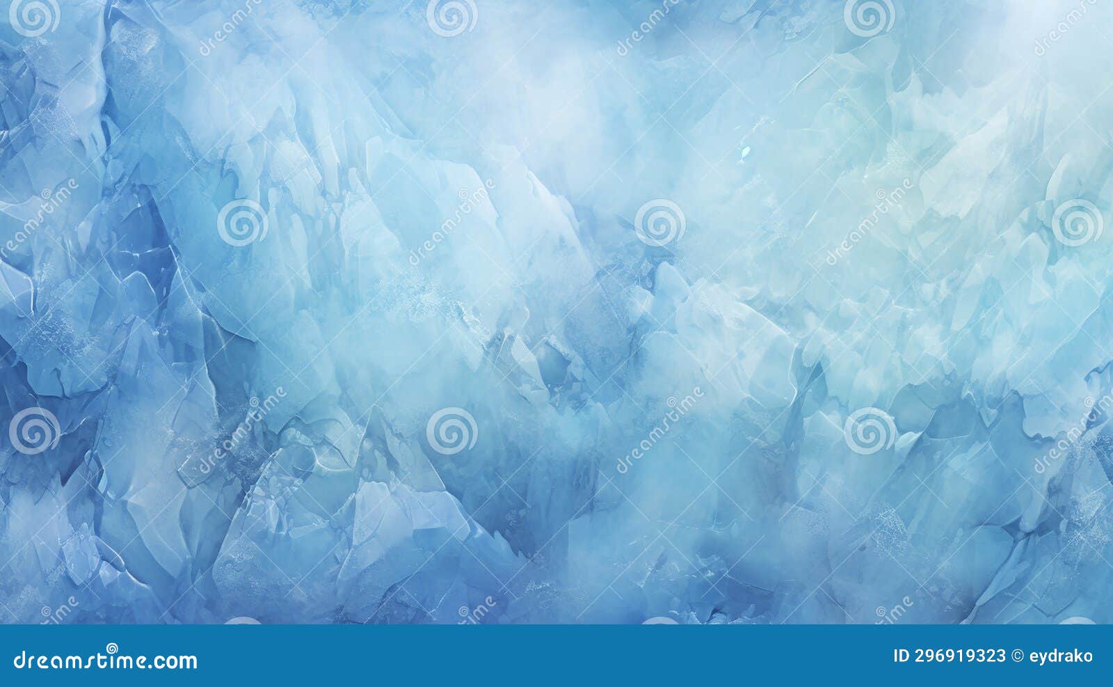Abstract Blue Ice Background. Generative AI Stock Illustration ...