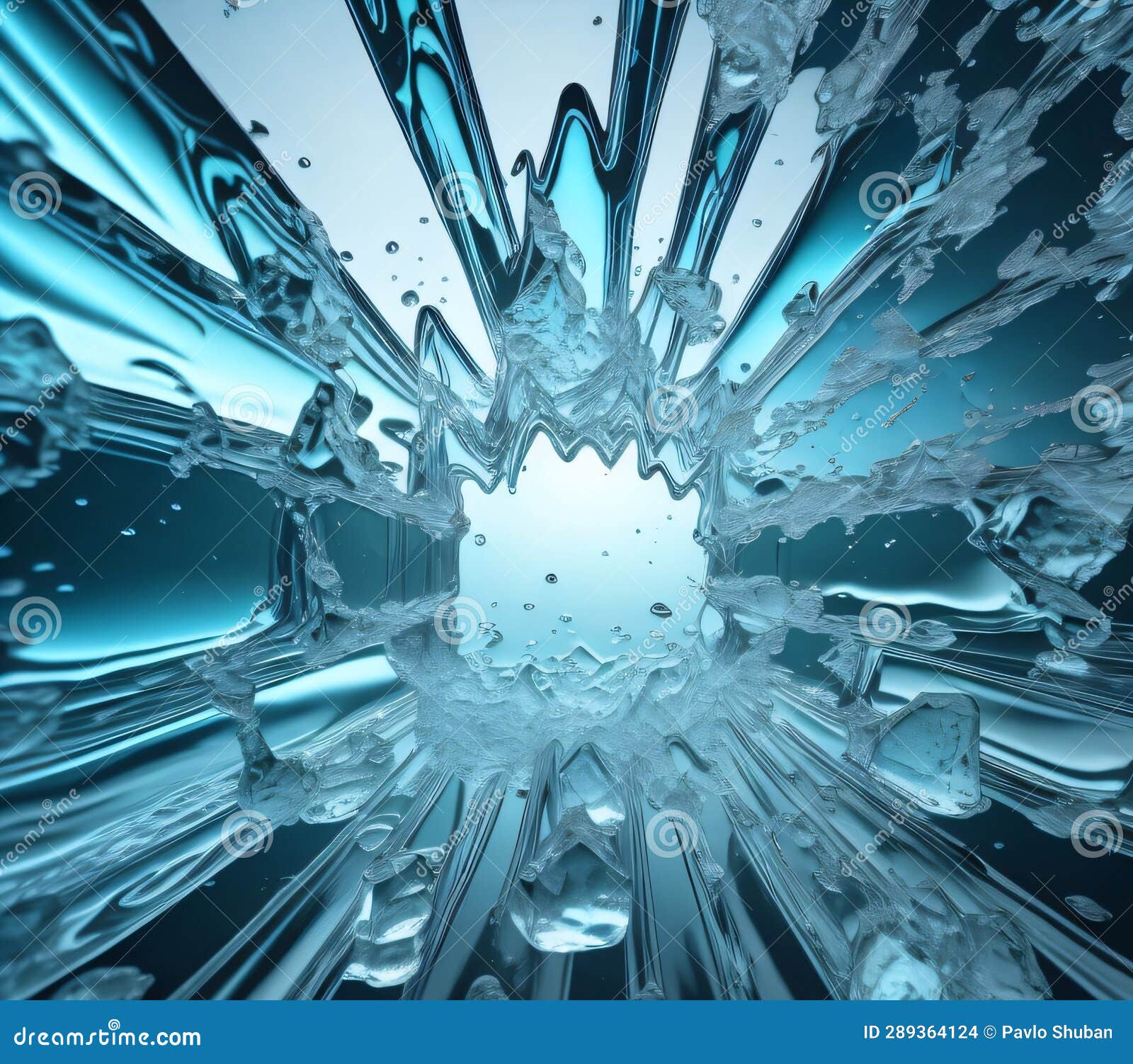 Abstract Blue Ice Background. Stock Illustration - Illustration of line ...