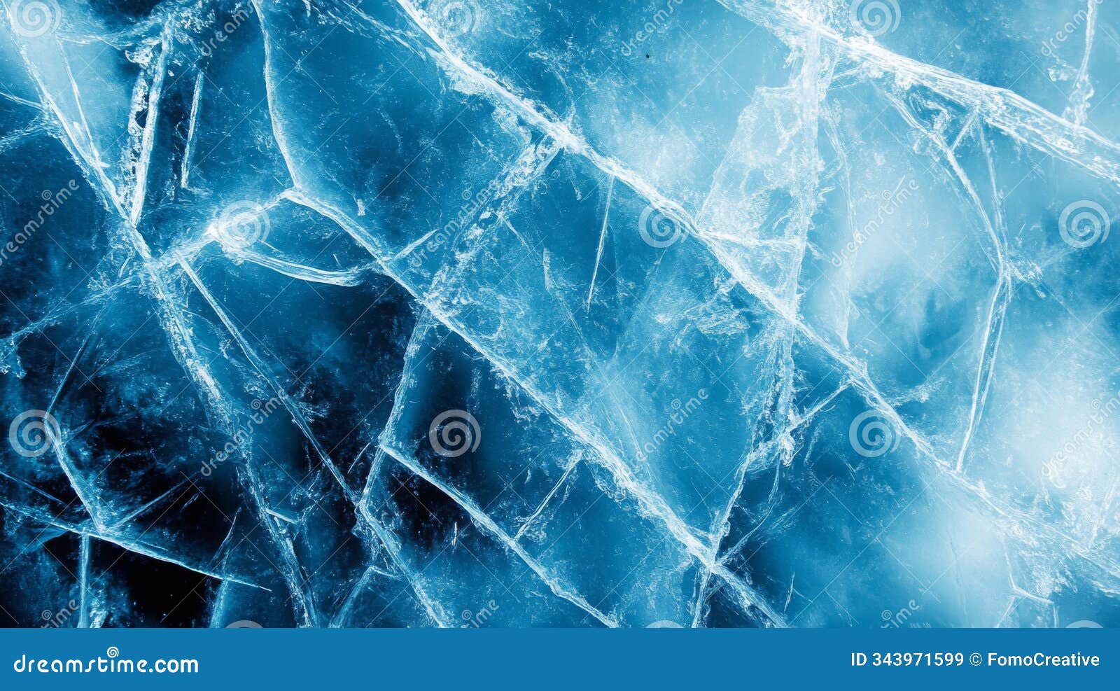 Abstract Blue Ice Crack Texture Stock Illustration - Illustration of ...