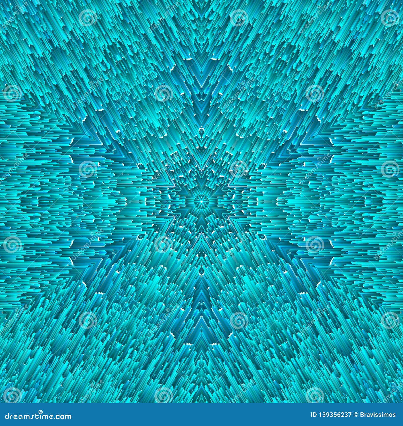 Abstract Blue Ice Pattern Symmetry. Seamless Stock Image - Image of ...