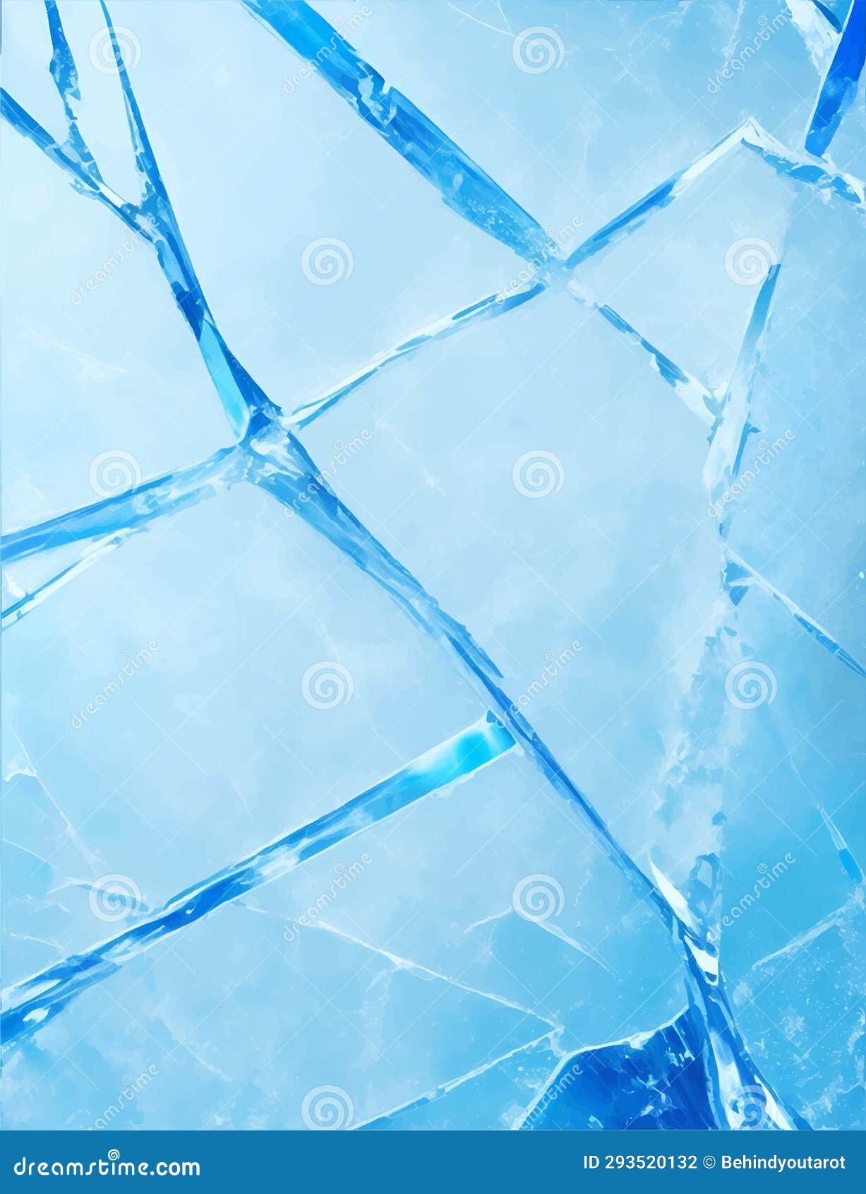 Abstract Blue Ice Texture Background, Winter, Blue Background with ...