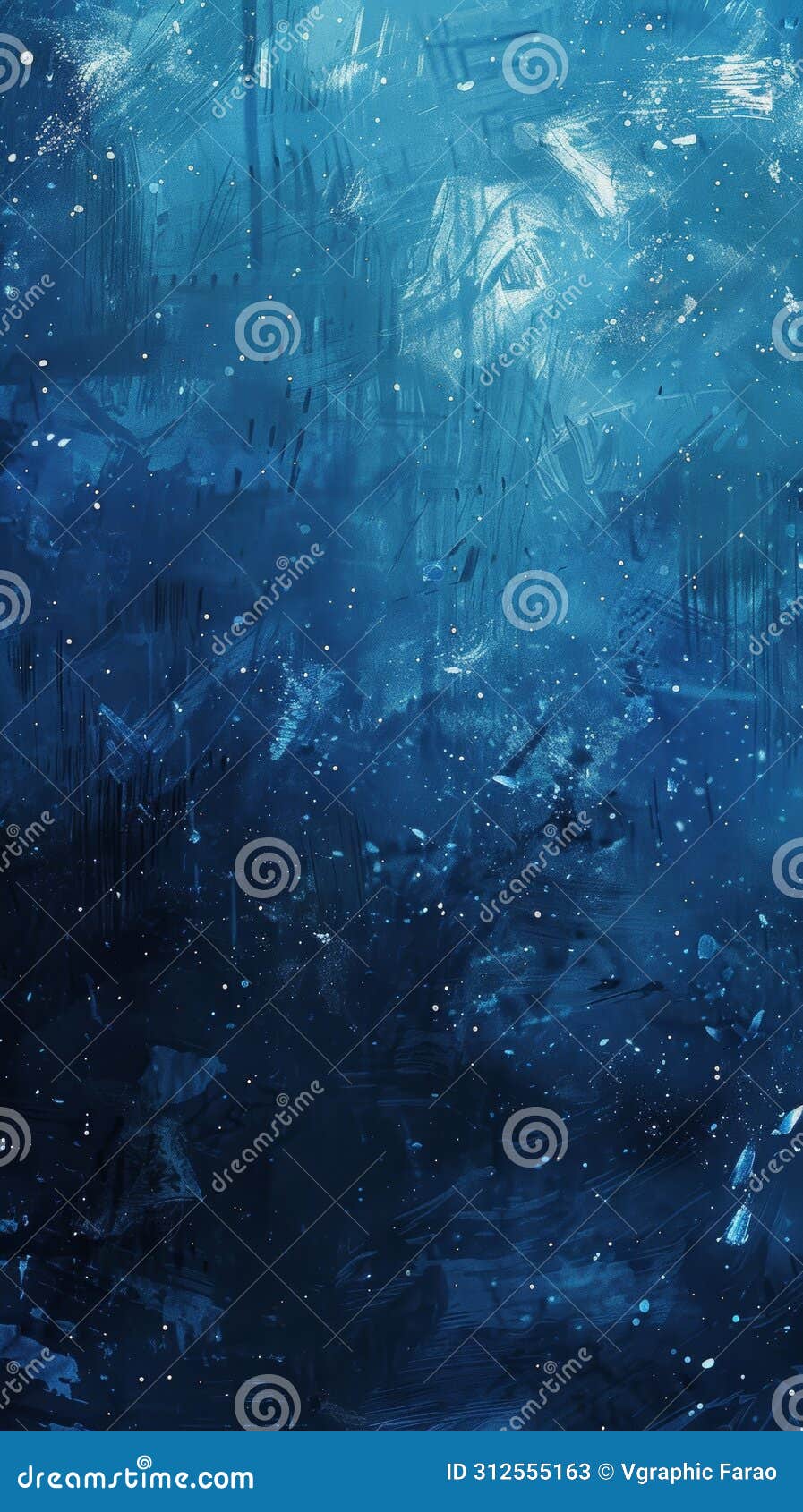 Abstract Blue Ice Texture with Sparkling Details Stock Image - Image of ...