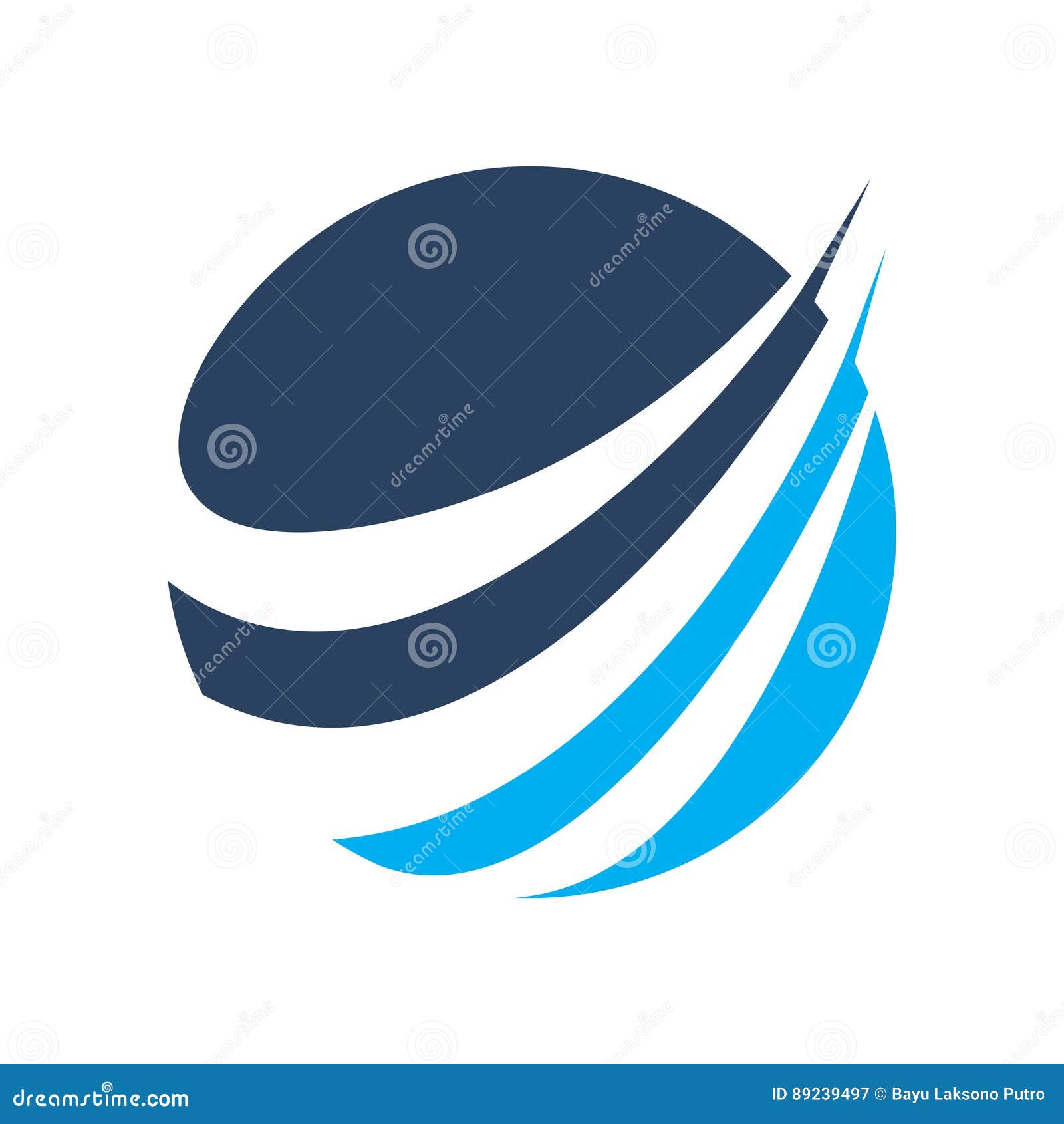 ABSTRACT BLUE ICON for ACCOUNTING FINANCIAL MANAGEMENT TEMPLATE Stock ...
