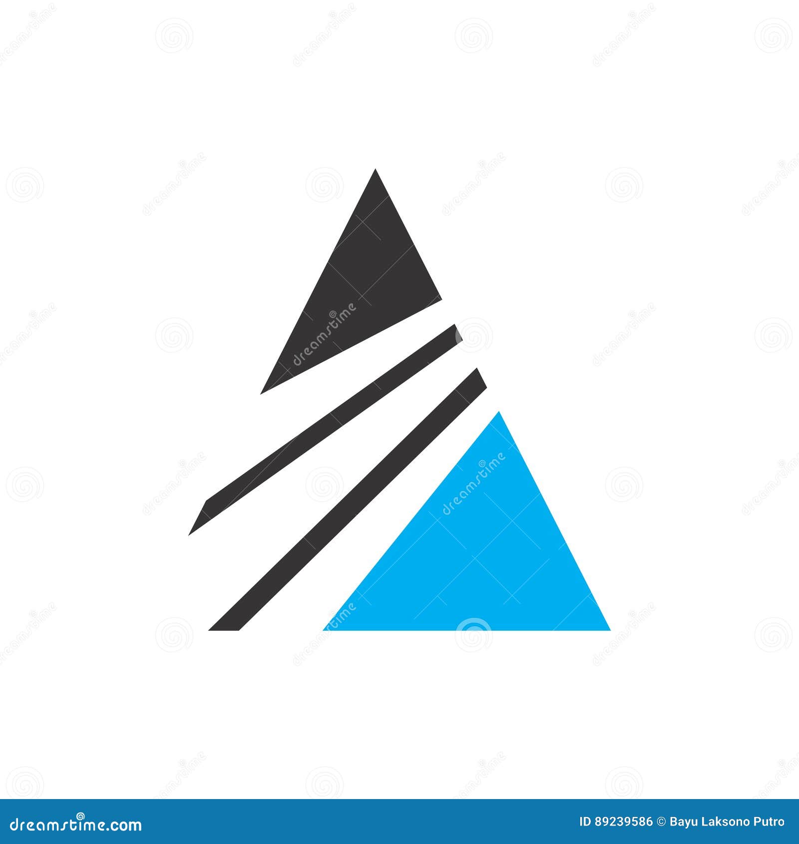 ABSTRACT BLUE ICON for ACCOUNTING FINANCIAL MANAGEMENT TEMPLATE Stock ...