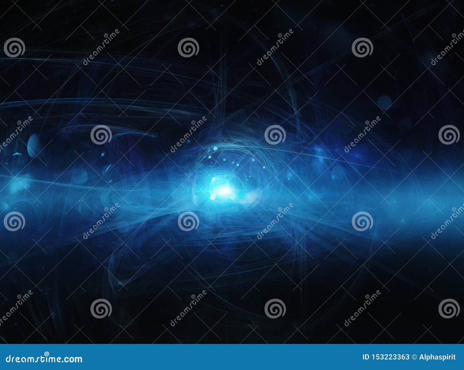 Abstract Blue Internet Background with Optical Fiber Light Stock ...