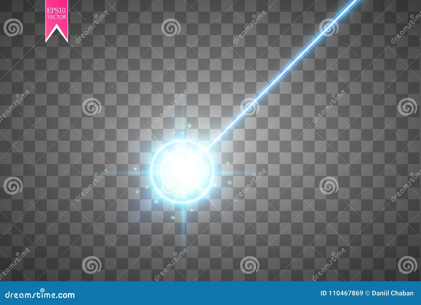 Laser Beam White Background