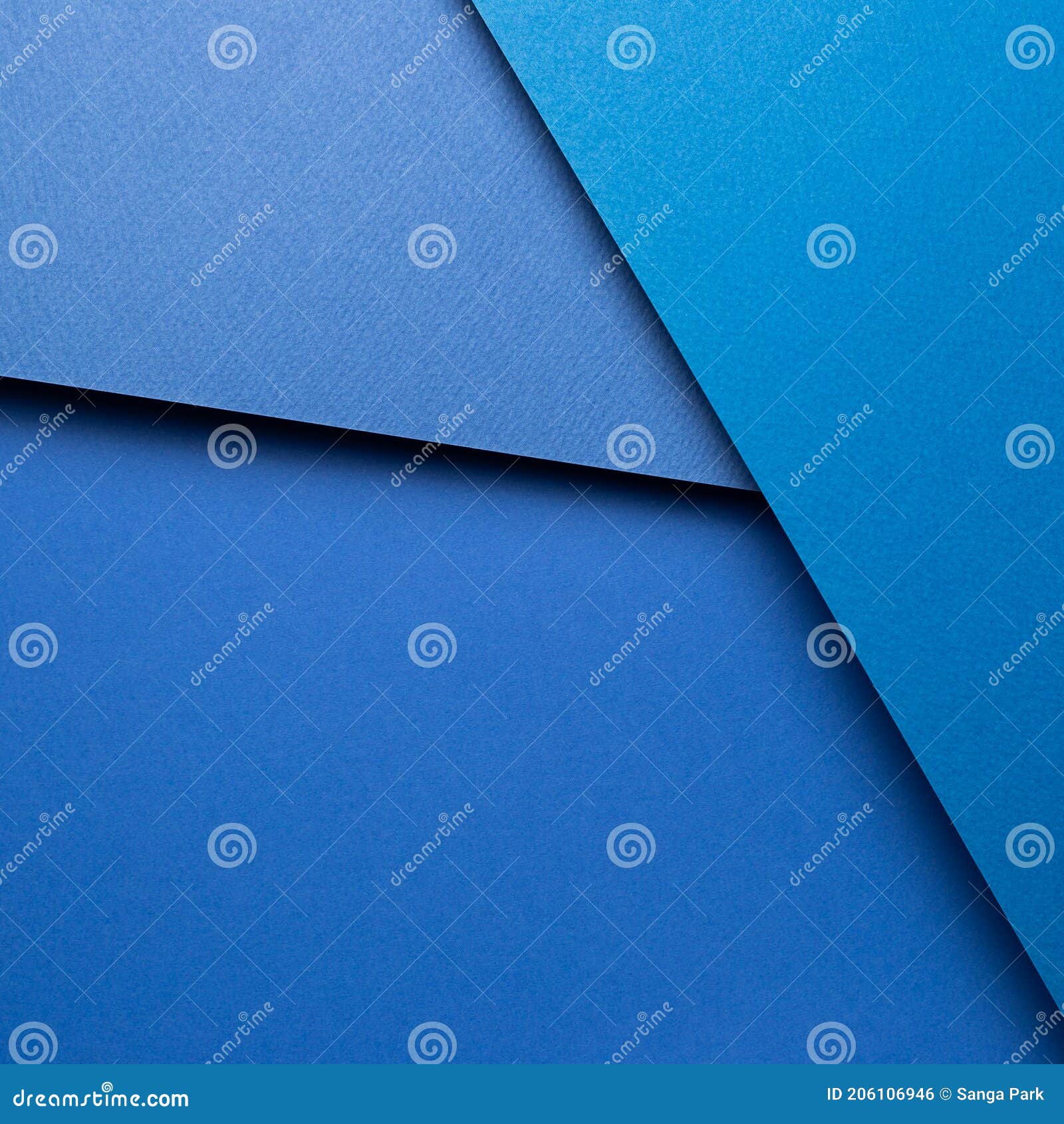 Abstract Blue Layered Color Paper Stock Photo - Image of layered, cover ...
