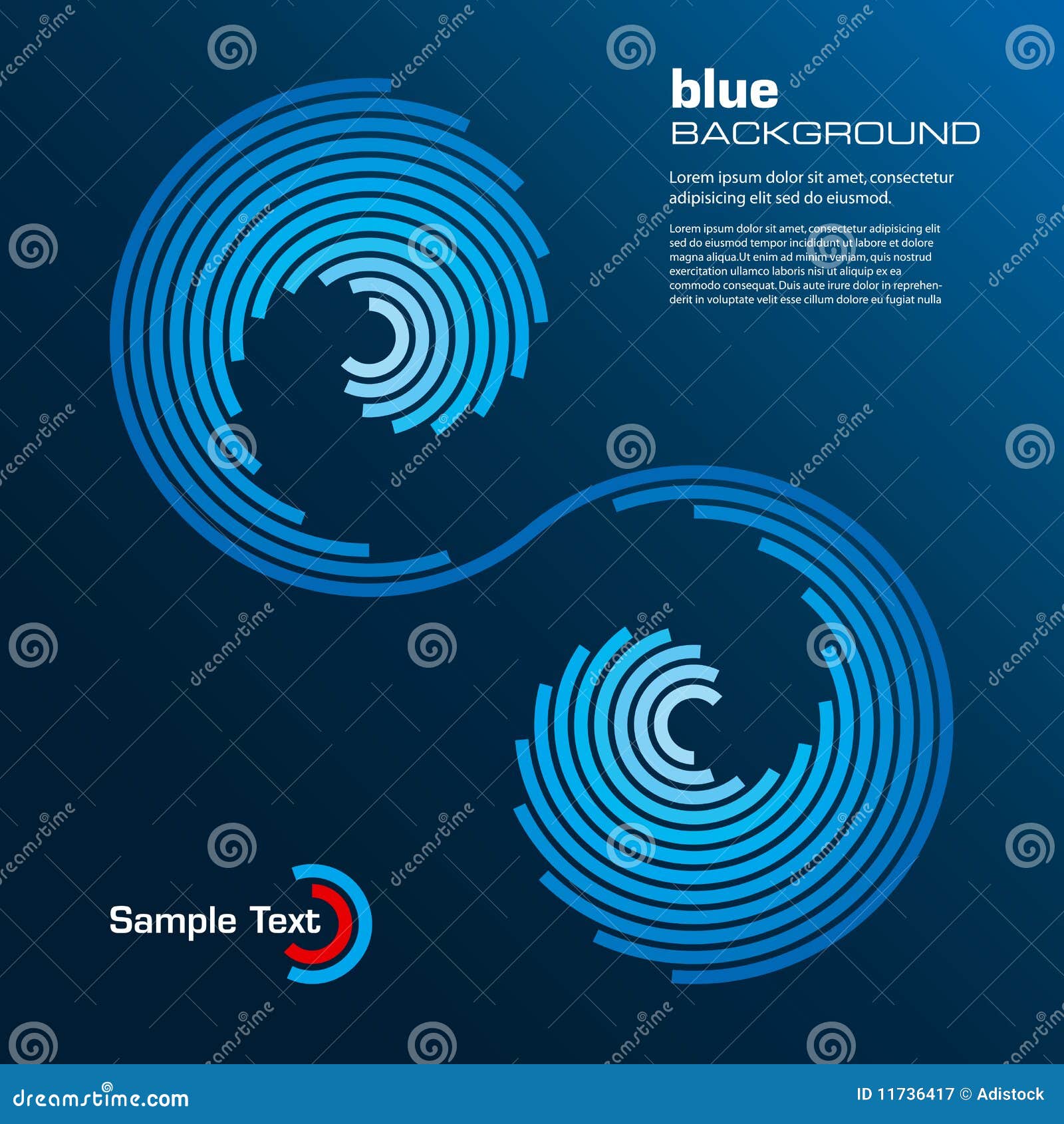 Abstract Blue Layout. Vector. Stock Vector - Illustration of backdrop ...