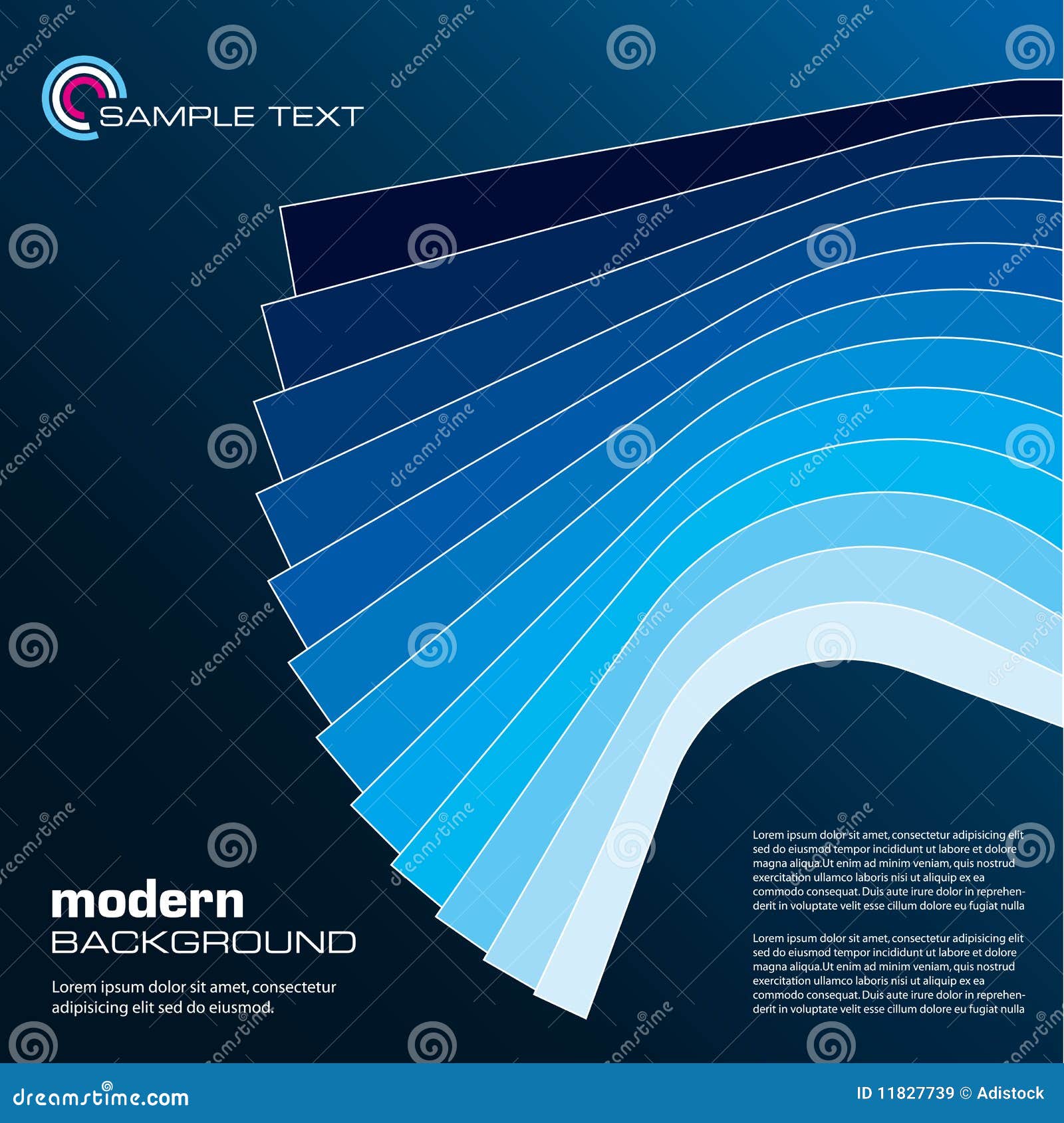 Abstract Blue Layout. Vector. Stock Vector - Illustration of black ...
