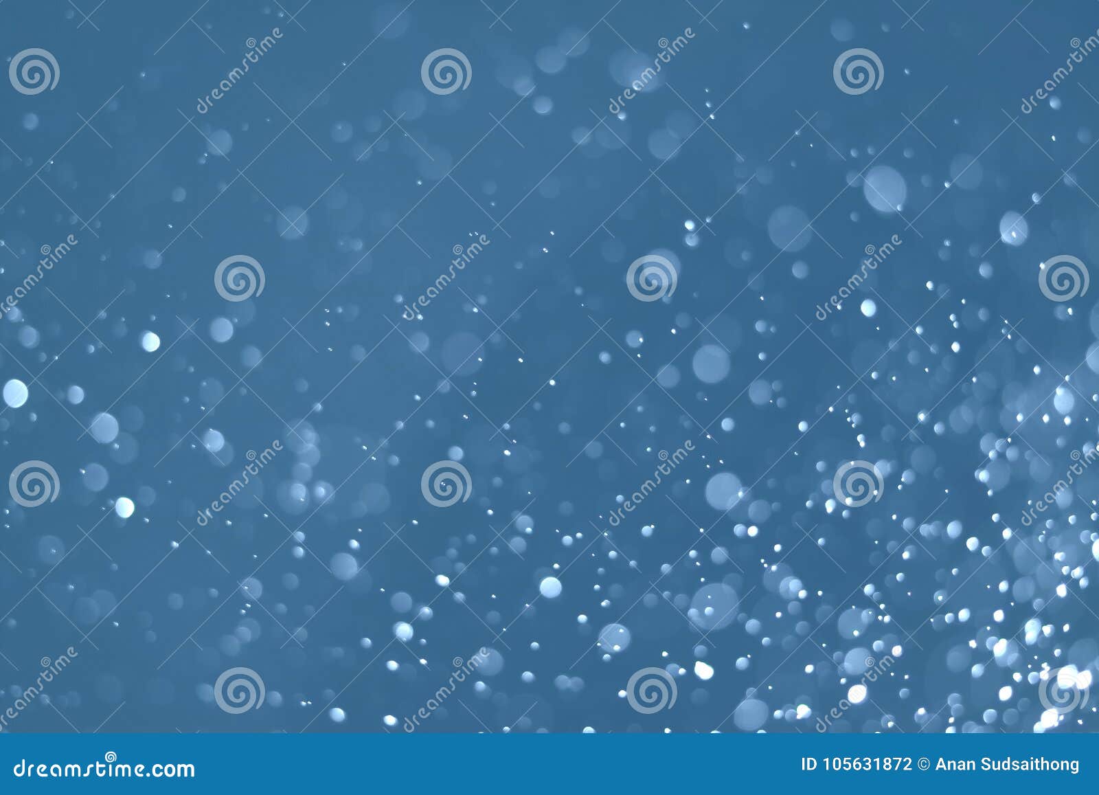 Abstract Blue Light Bokeh Defocused Background Stock Photo - Image of ...