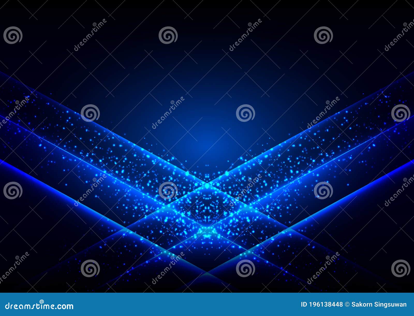 Abstract Blue Light Glowing Design Background Concept , Vector ...