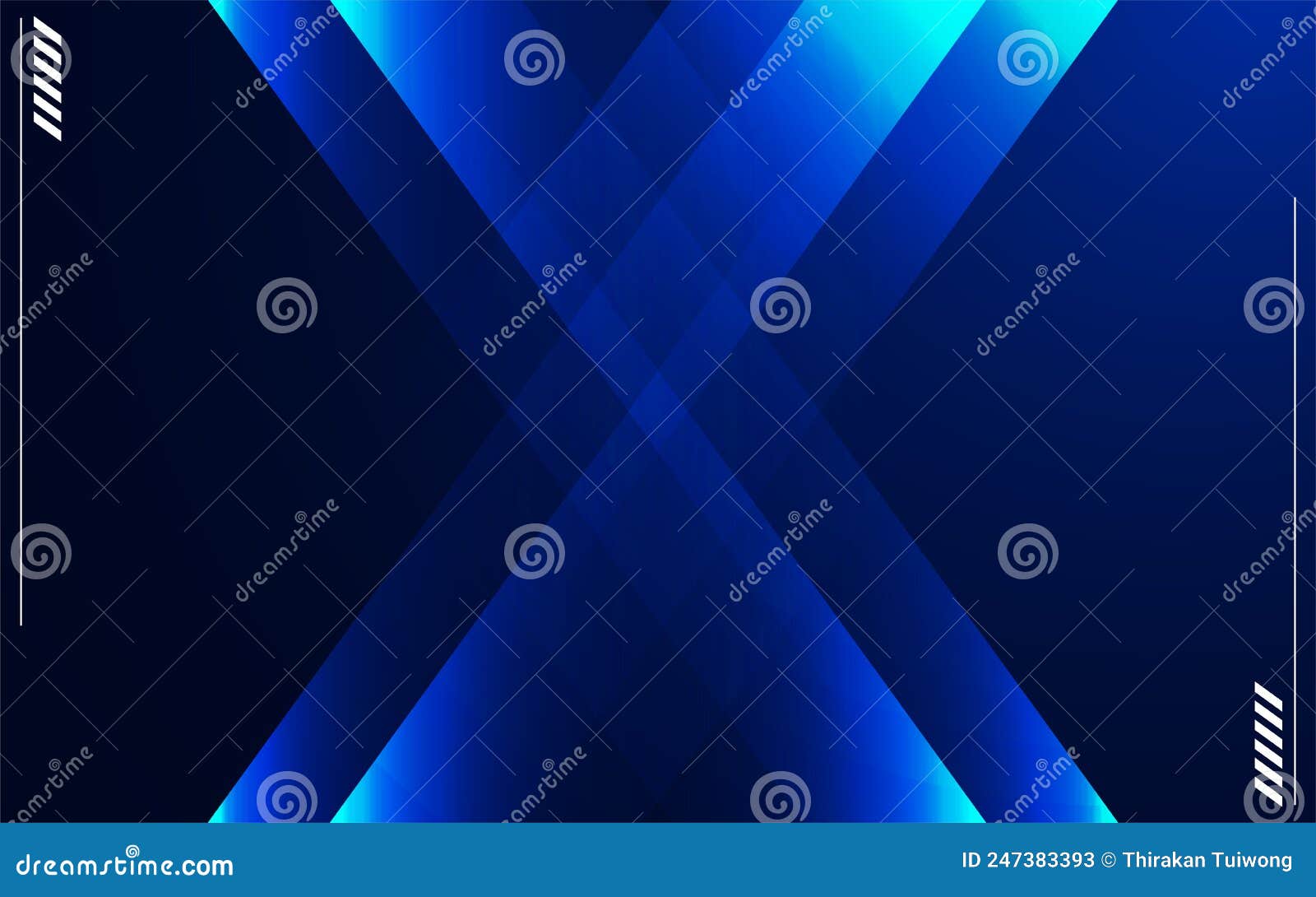 Abstract Blue Light Gradient X Concept Stock Vector - Illustration of ...